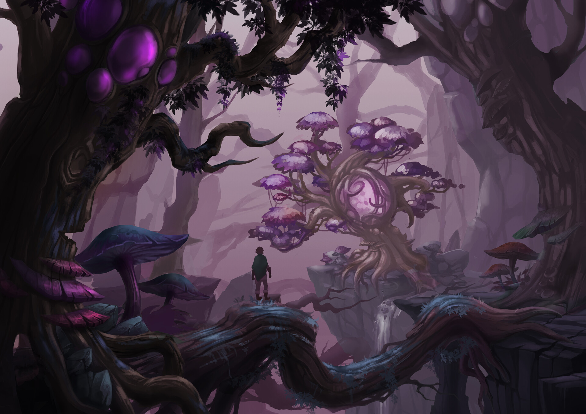 Artstation Demon World Forest