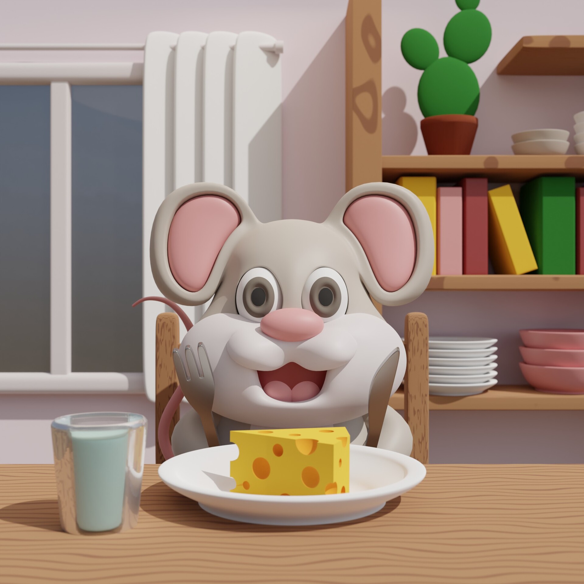 ArtStation - Mouse & Lunch