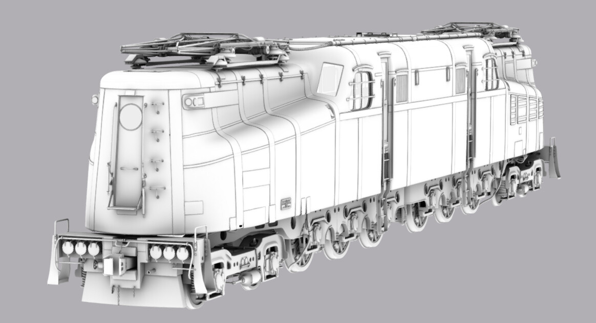 ArtStation - Train 3D model