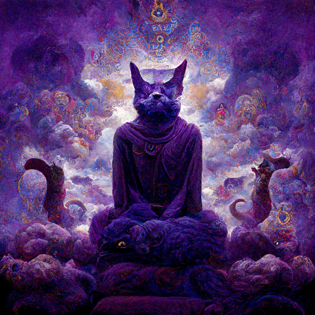 ArtStation - Cat Buddha in BuddhaVerse
