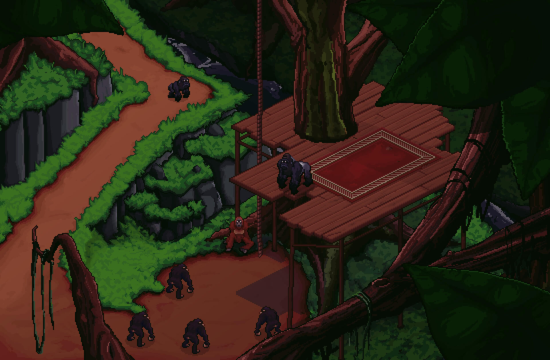 ArtStation - Monkey Meeting (WIP)