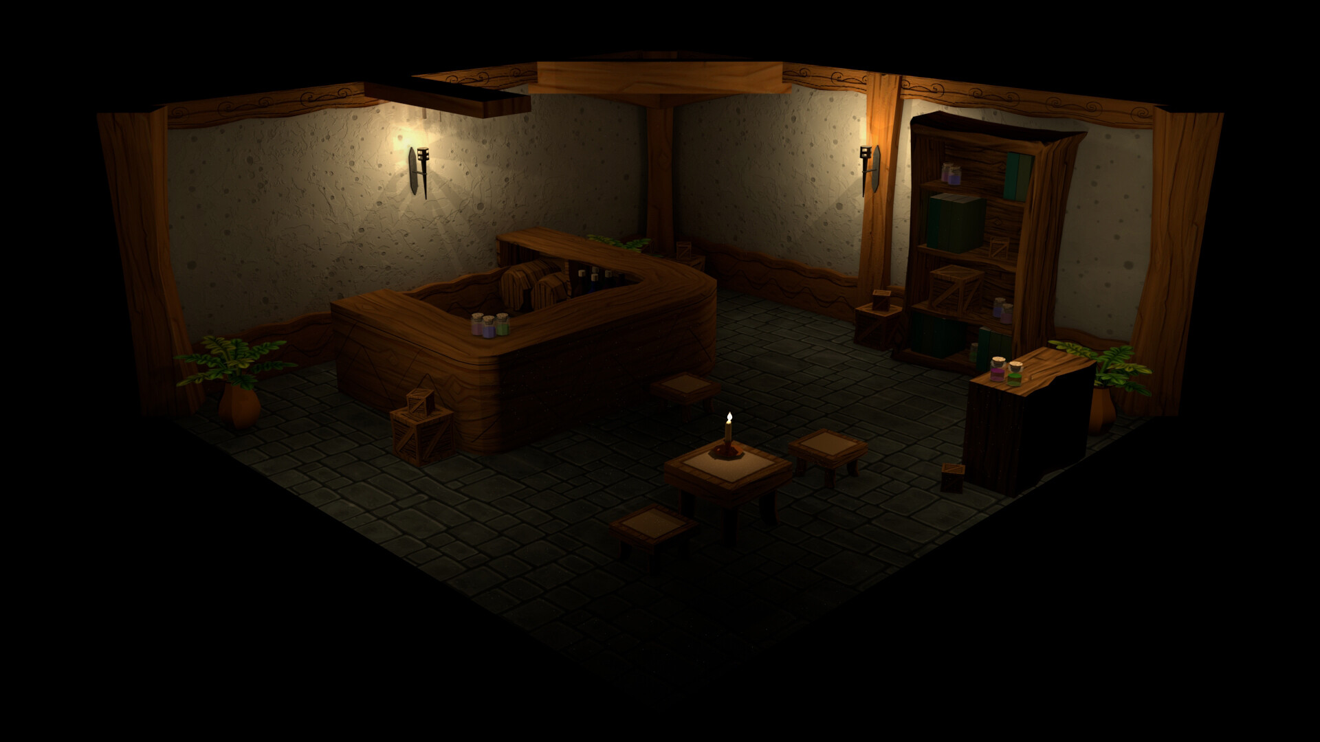 ArtStation - Tavern Scene