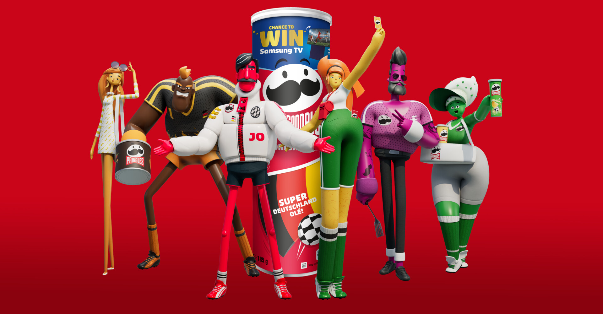 ArtStation - Pringles -AR You Ready? - 3D Characters