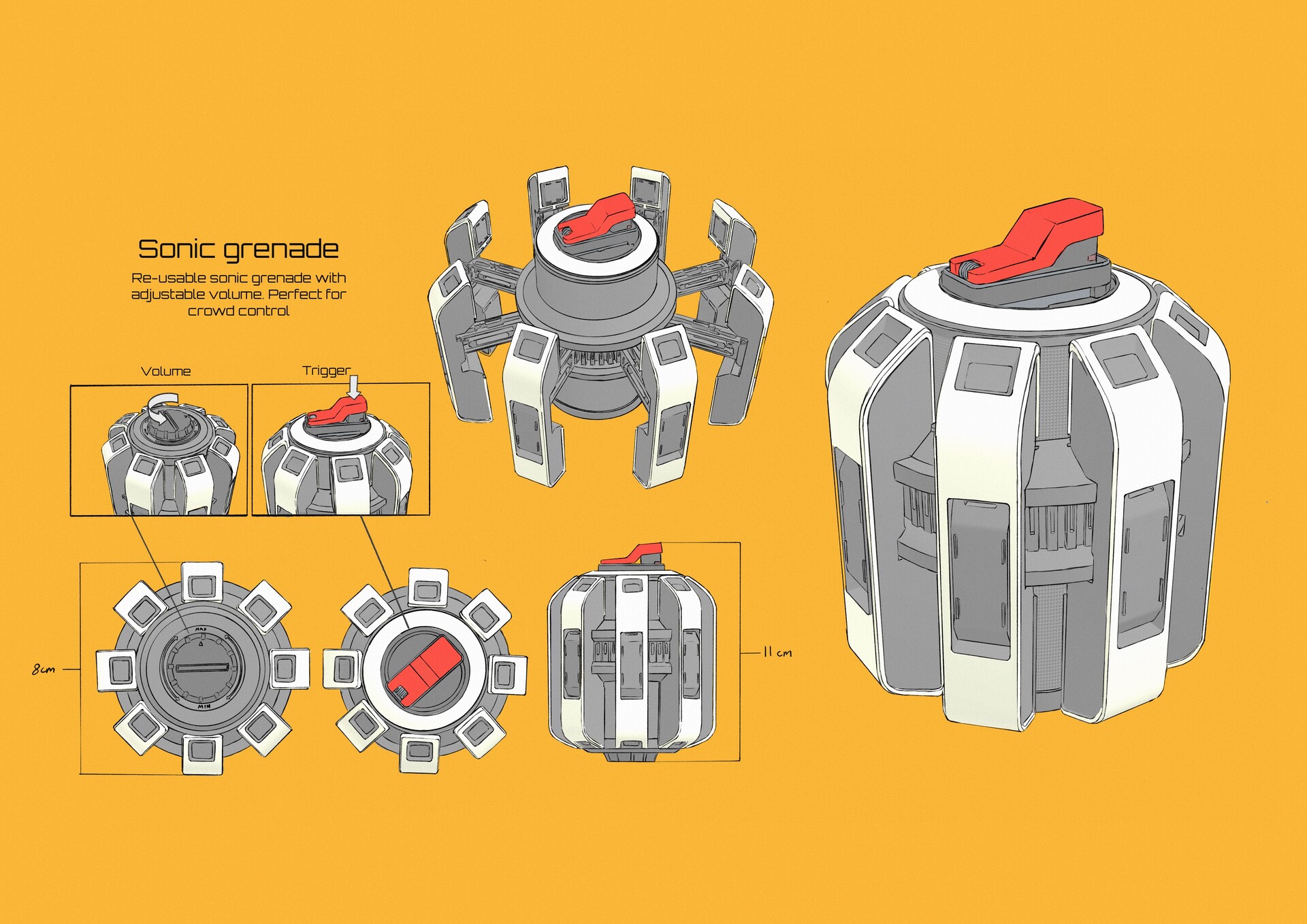 ArtStation - Sonic grenade