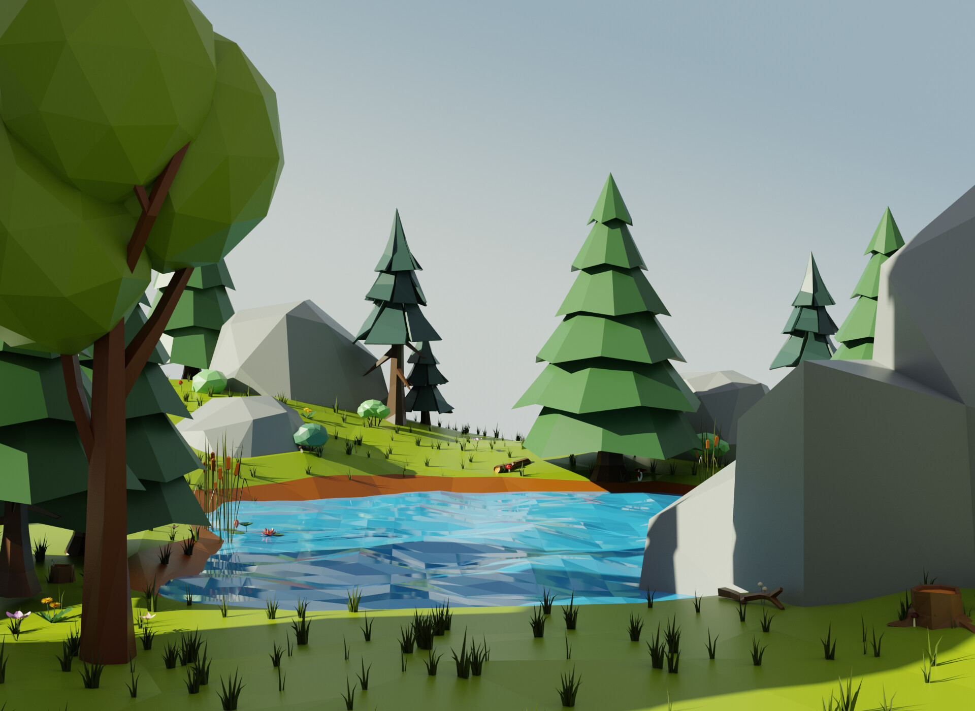 ArtStation - LowPoly Nature Pack