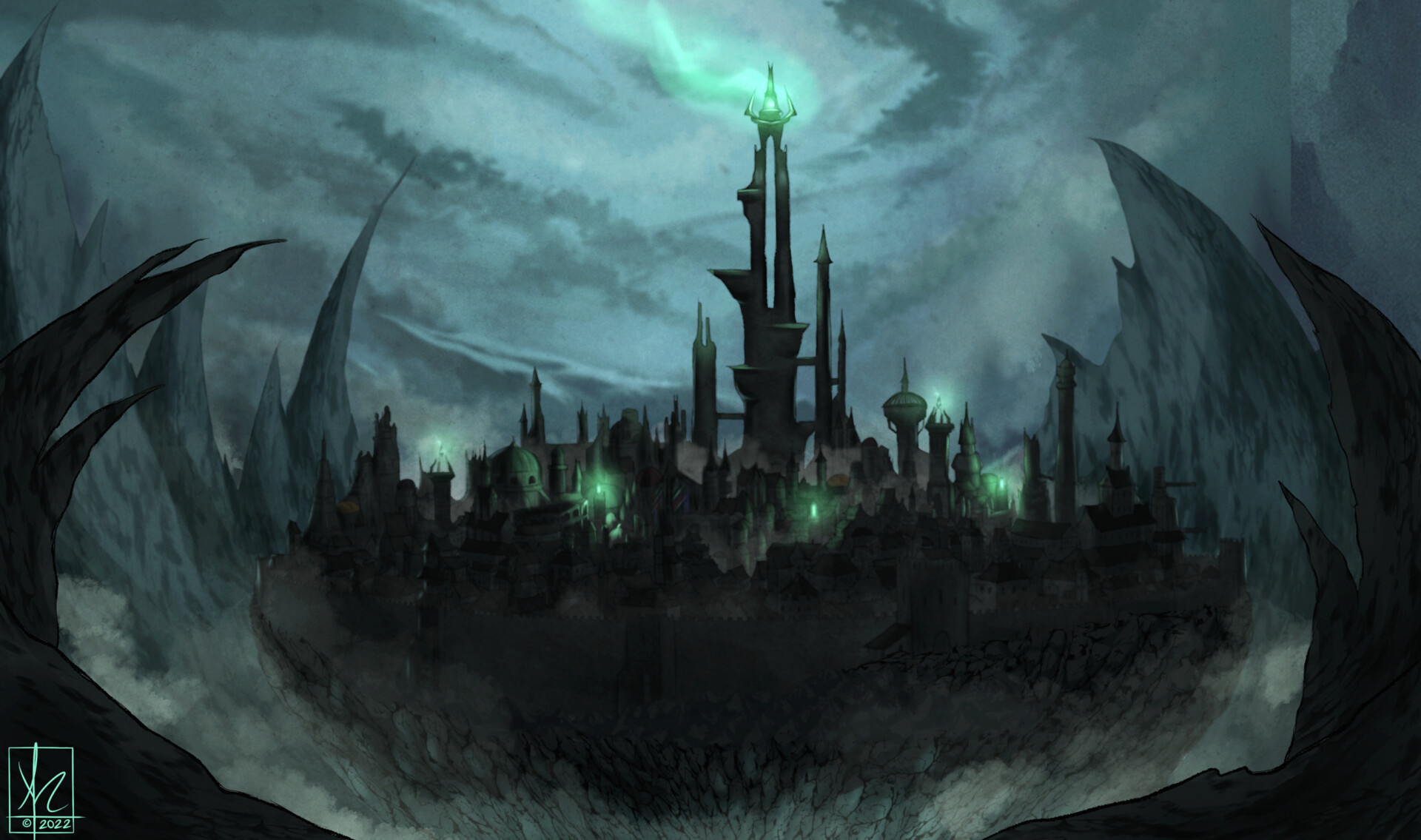 ArtStation - Thar Amphala - Beyond the Divine Gate