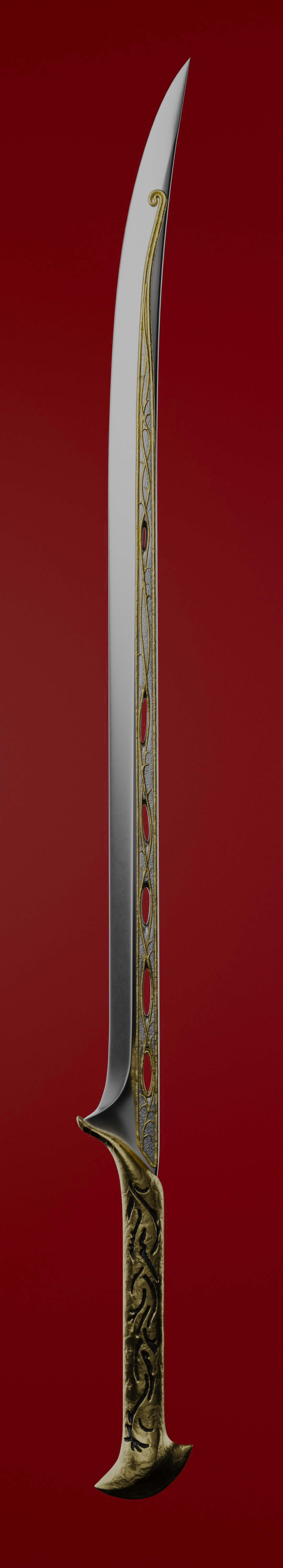 ArtStation - Thranduil sword