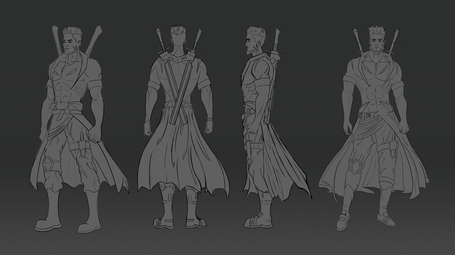 ArtStation - Future warrior concept art