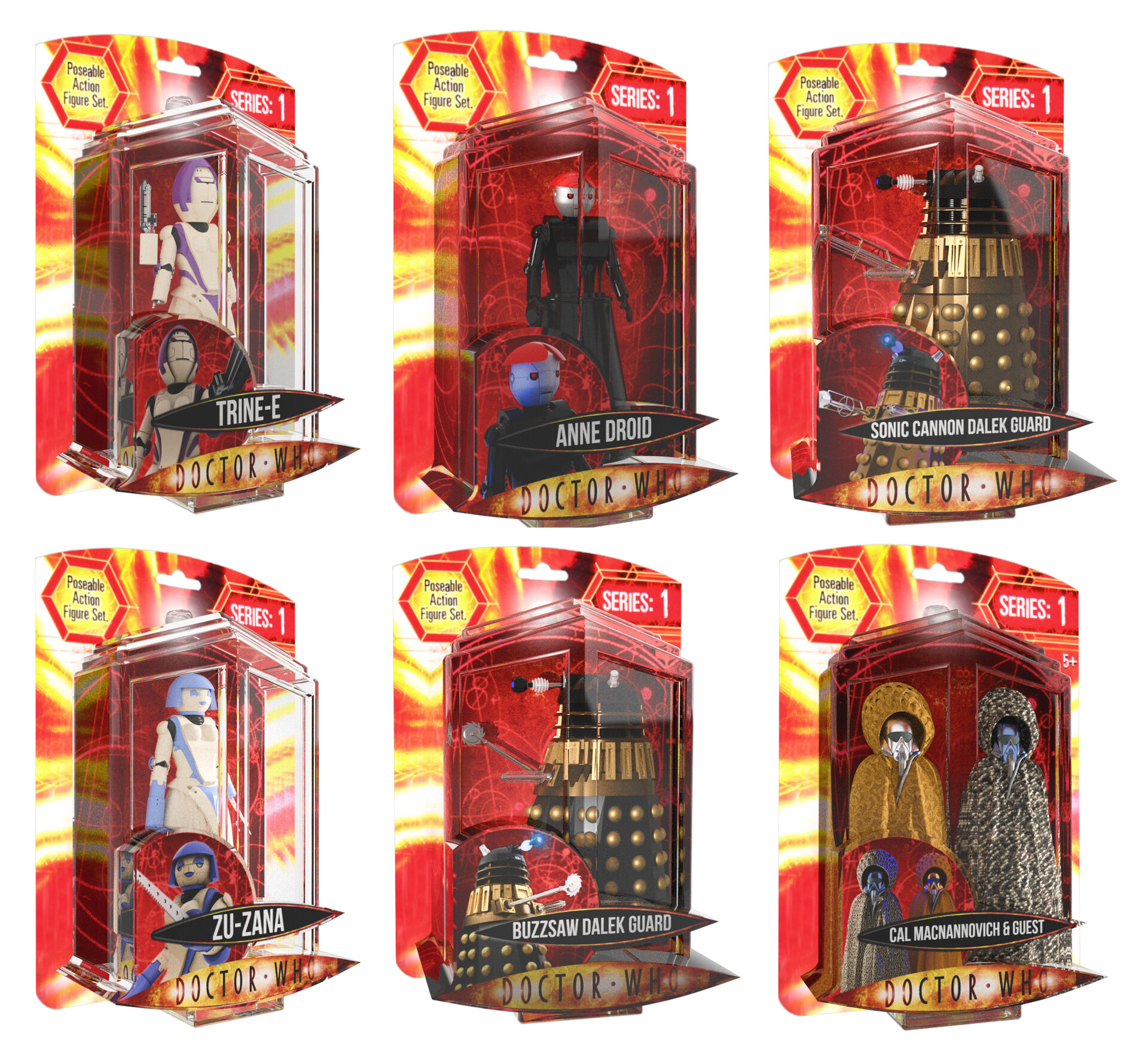 ArtStation - Doctor Who series 1 figure concepts