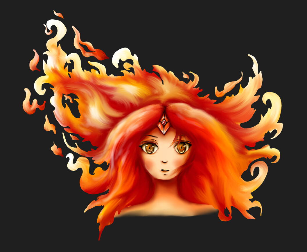 ArtStation - Flame princess
