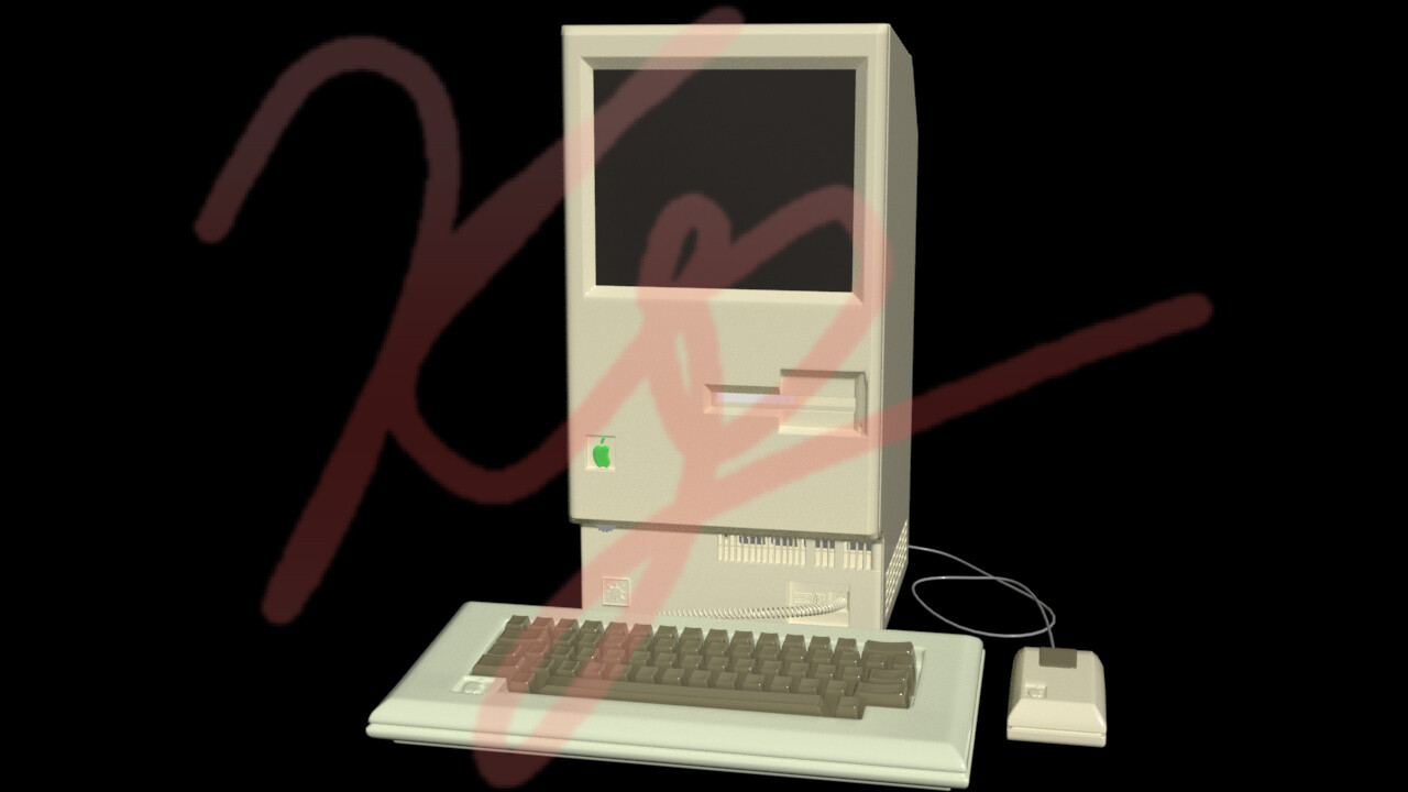 ArtStation - Old Macintosh Computer