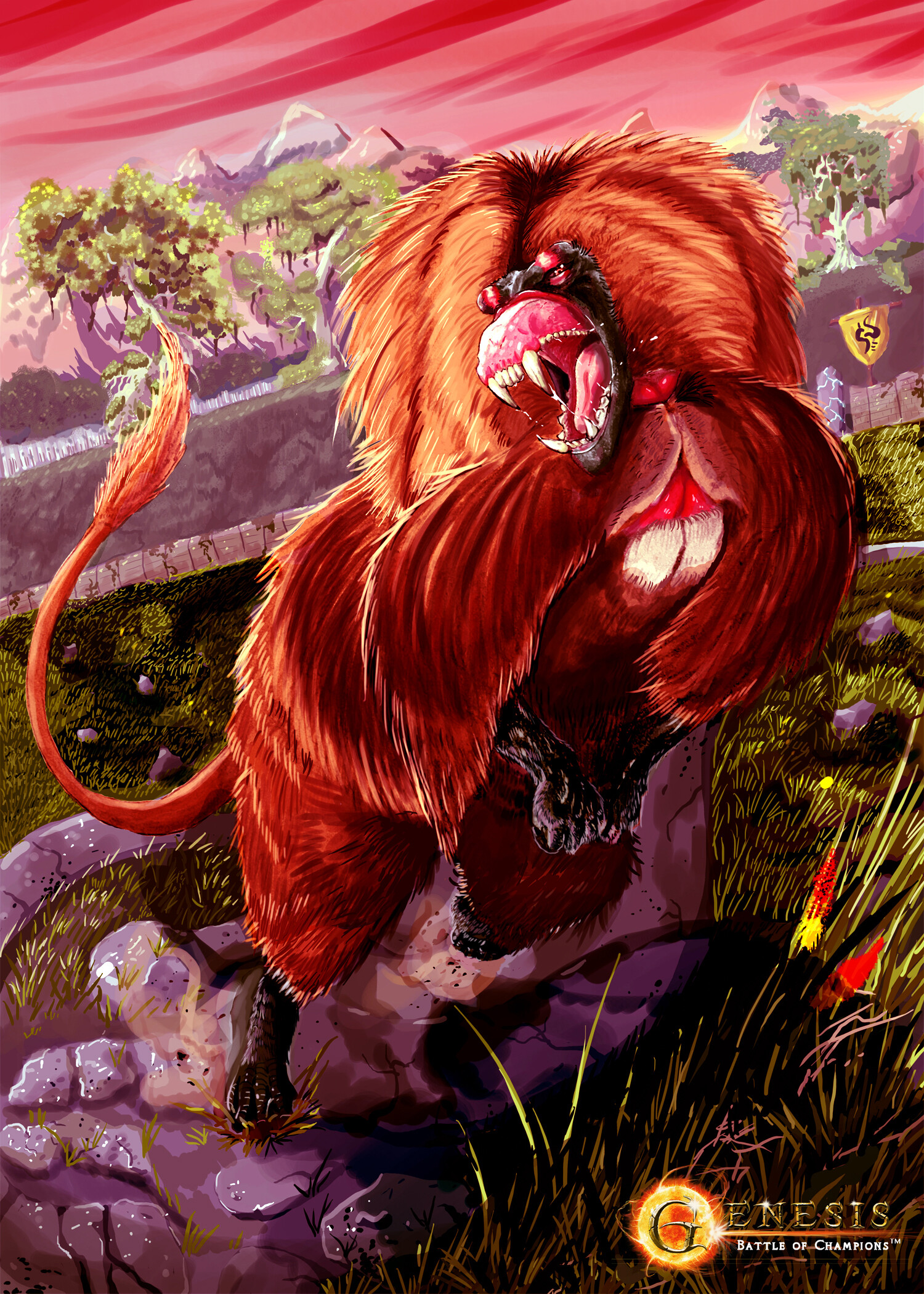 ArtStation - Genesis Battle of Champions - Gelada Baboon