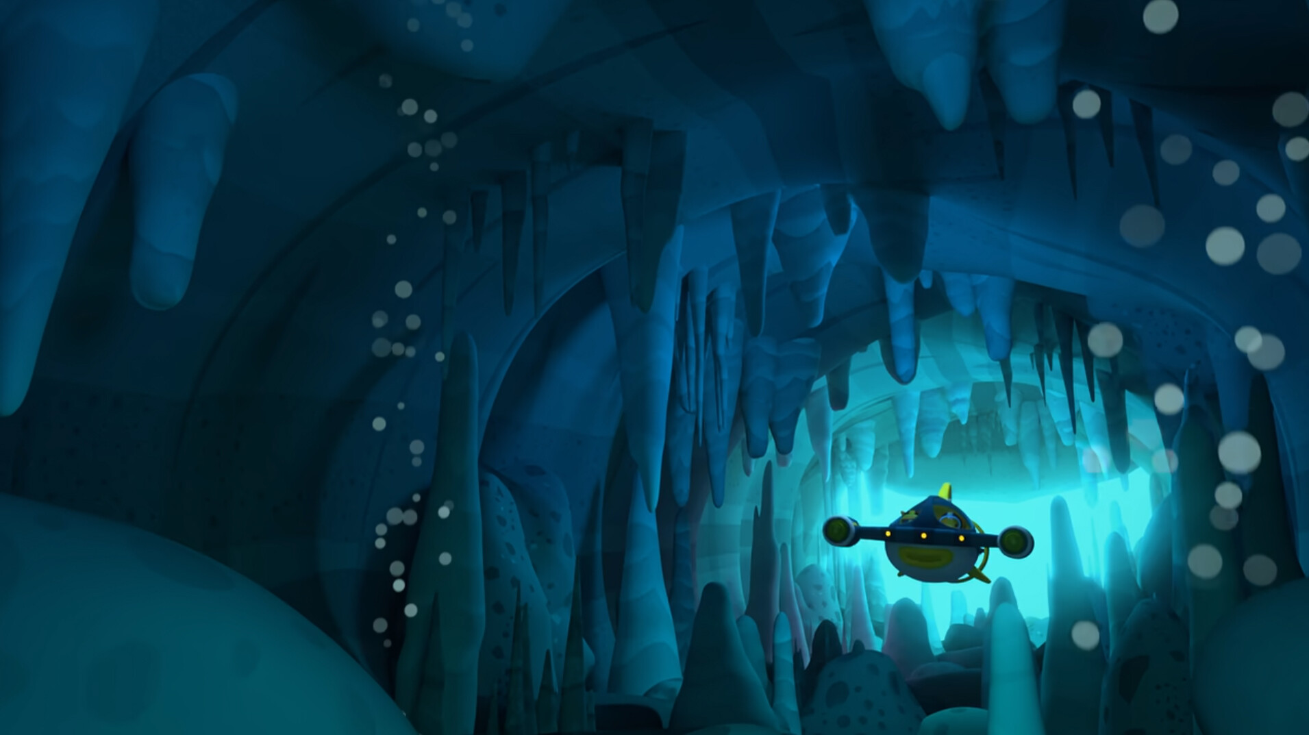 ArtStation - Octonauts movie. Art Direction on 'Caves of Sac Actun'.