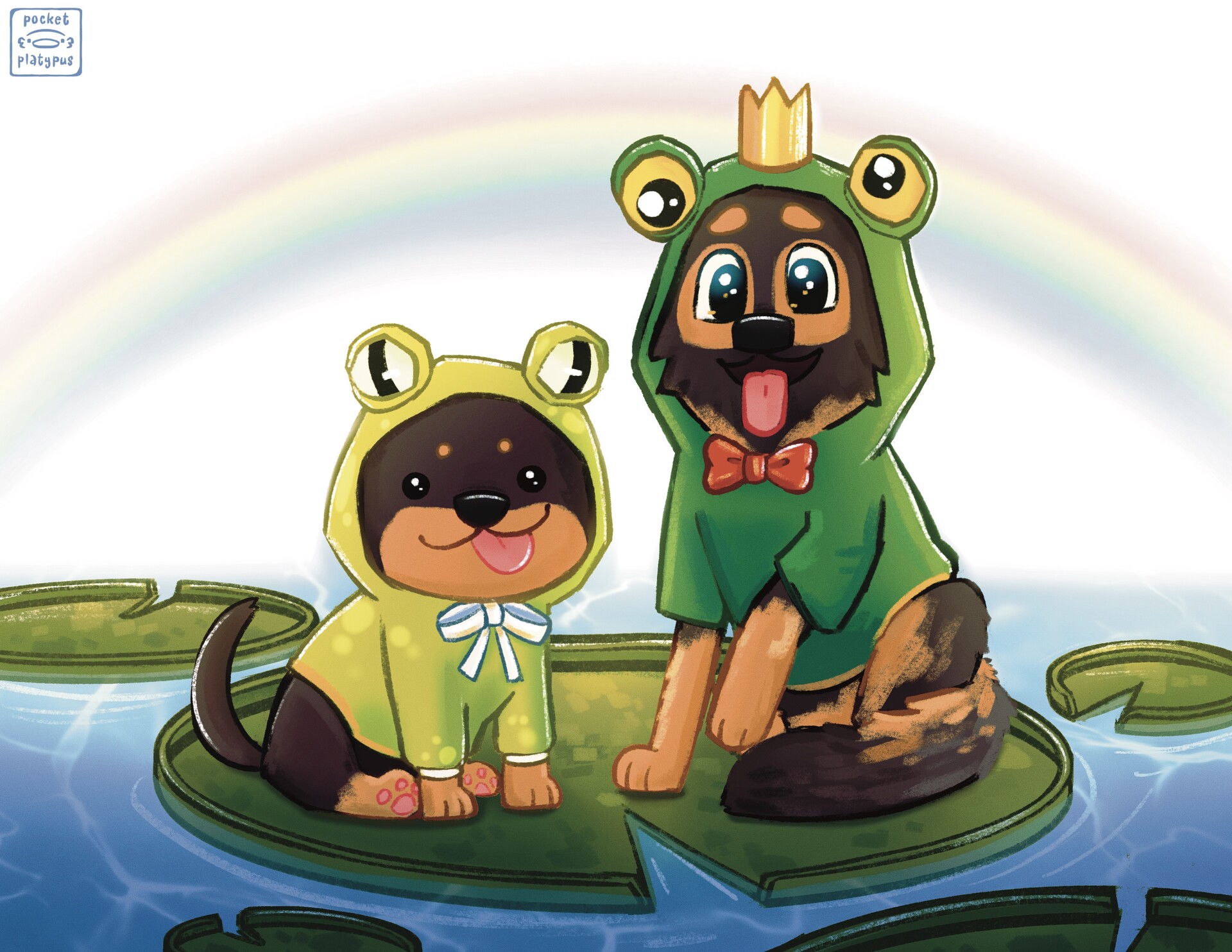 ArtStation - Commission - Frog or dog??