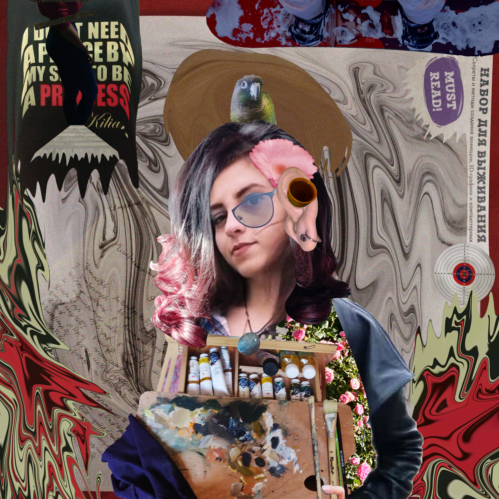 Self Portrait Collage