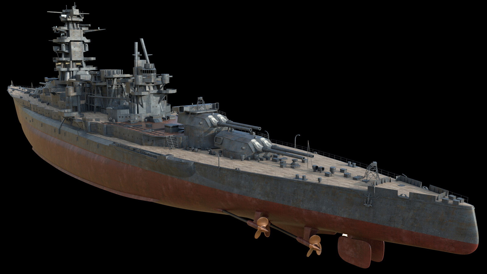 Japanese Battleship Nagato