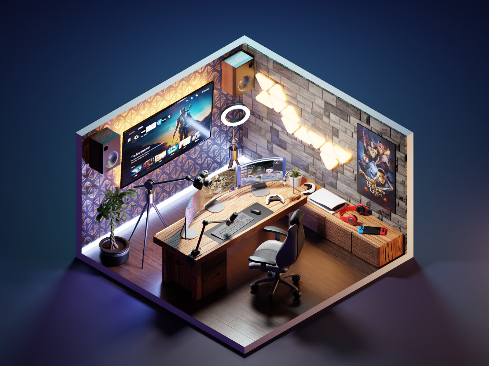 ArtStation - Streaming Room