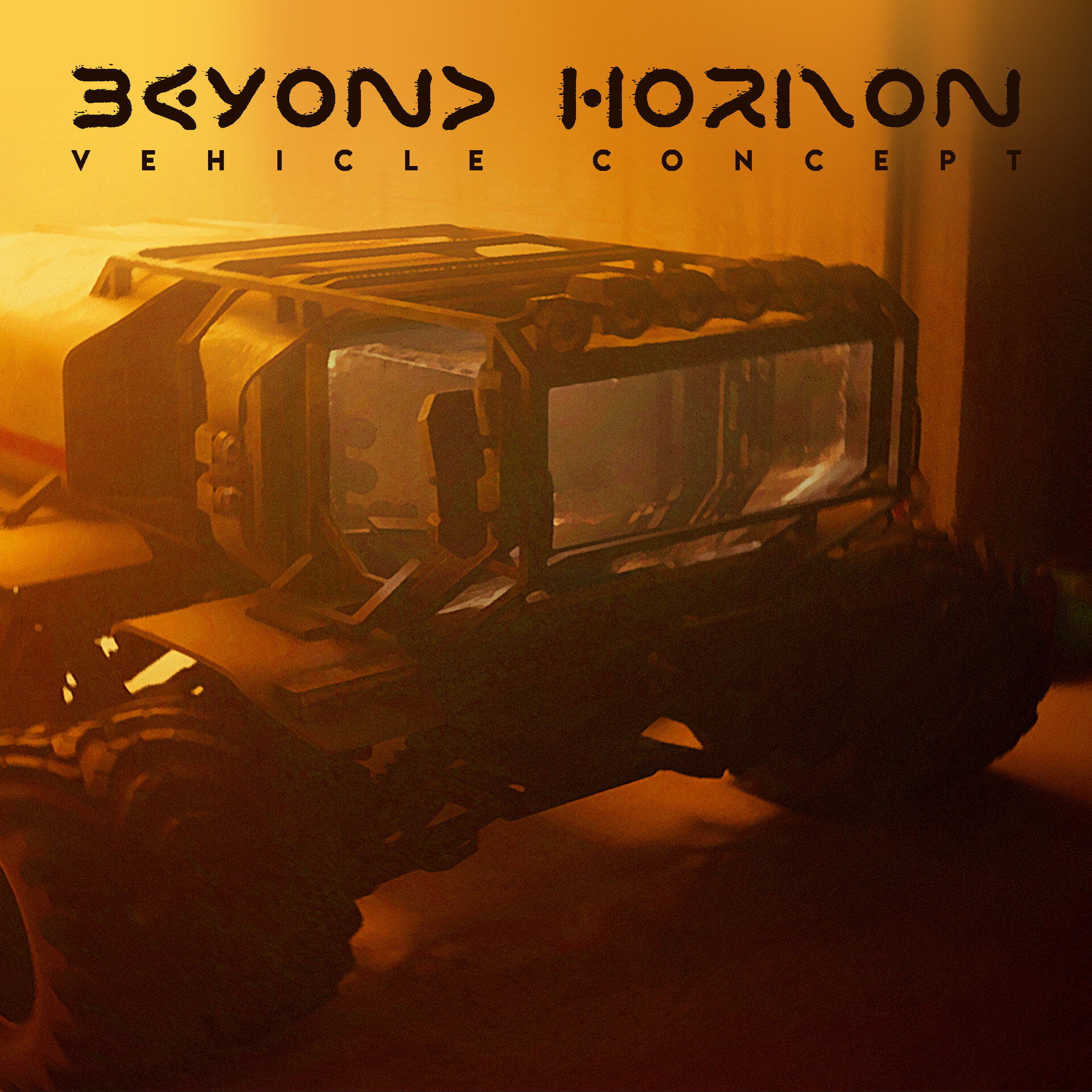 ArtStation - BEYOND HORIZON - Vehicle Concept Keyshots