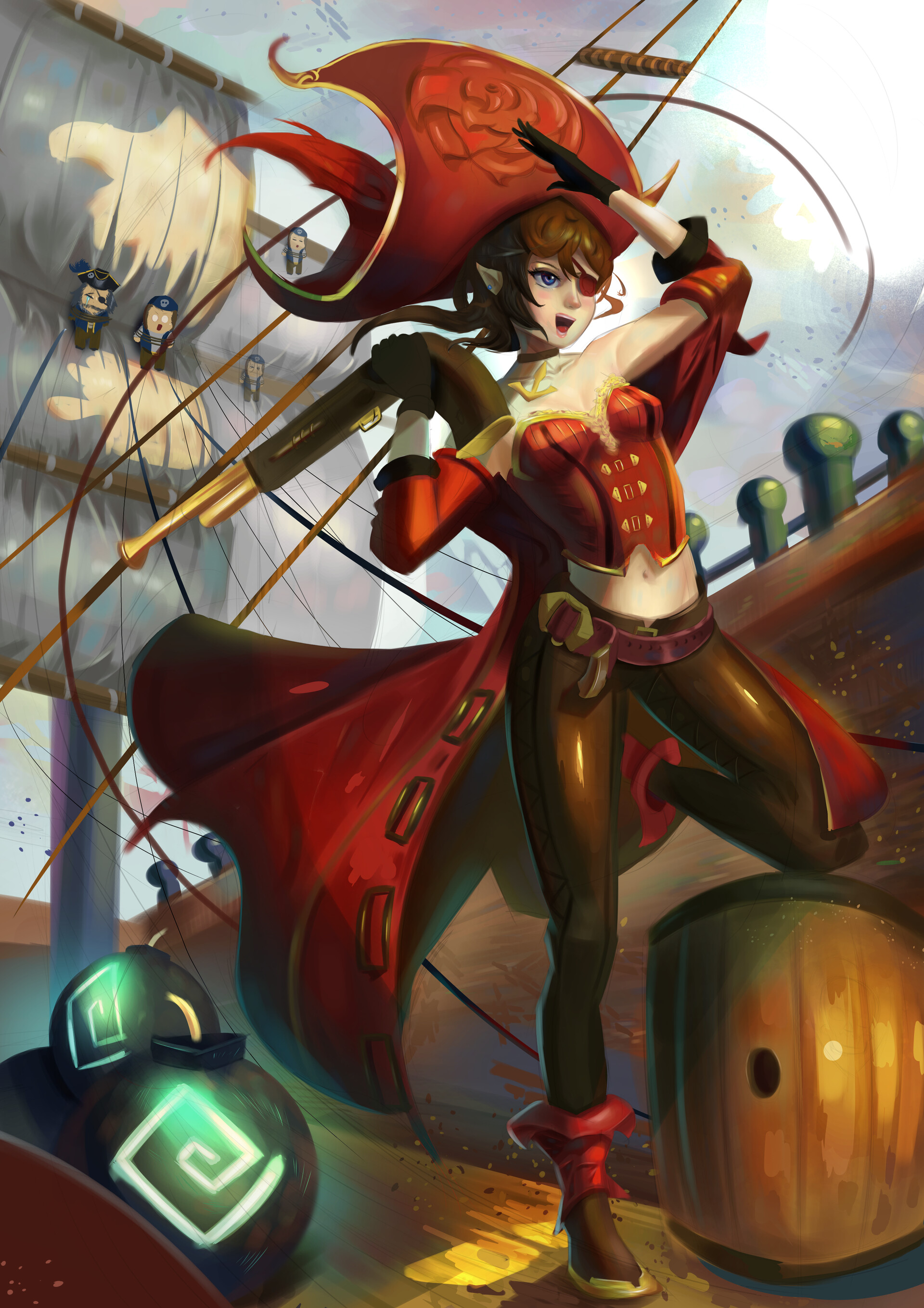 ArtStation - rachel fanart | Guardian tales