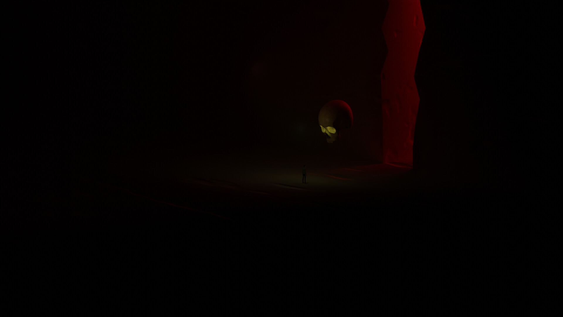 ArtStation - floating skull