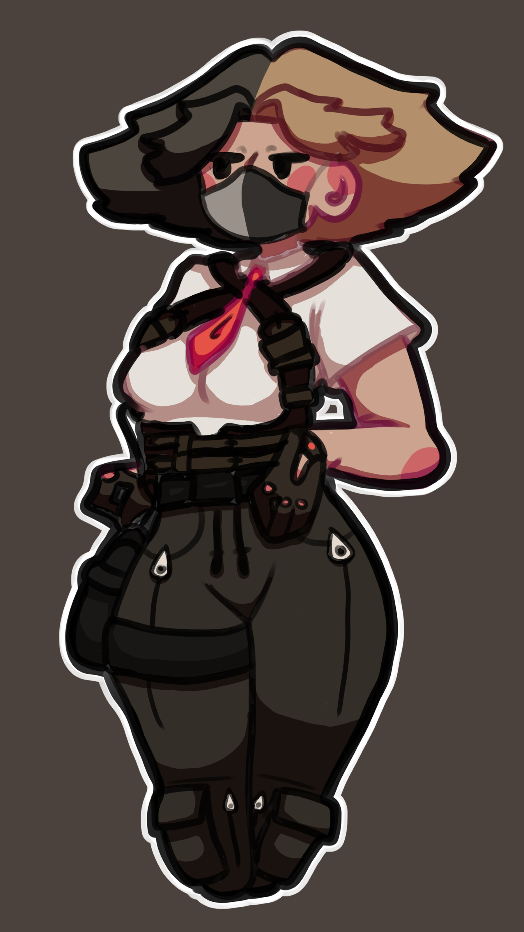 ArtStation - aly thigh up