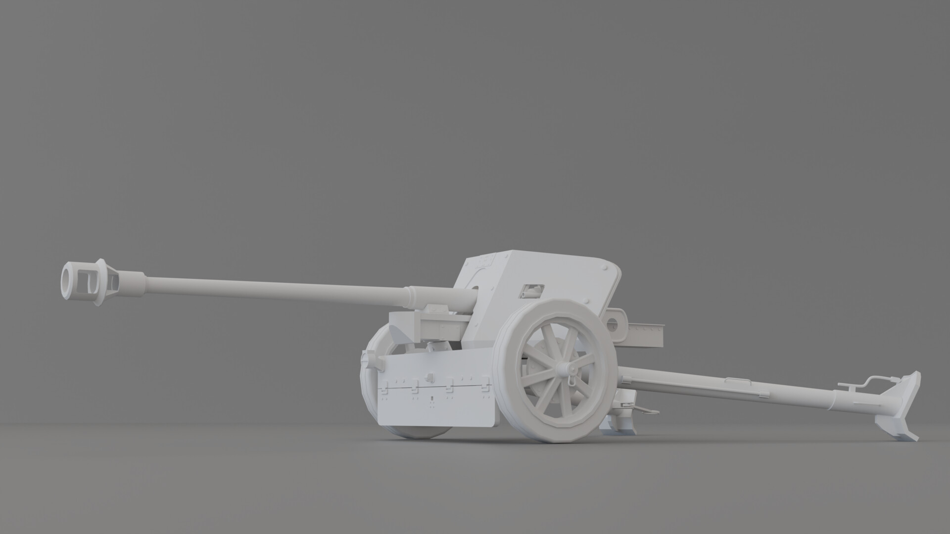 ArtStation - 7,5-cm-PaK 40 (Scale Model)