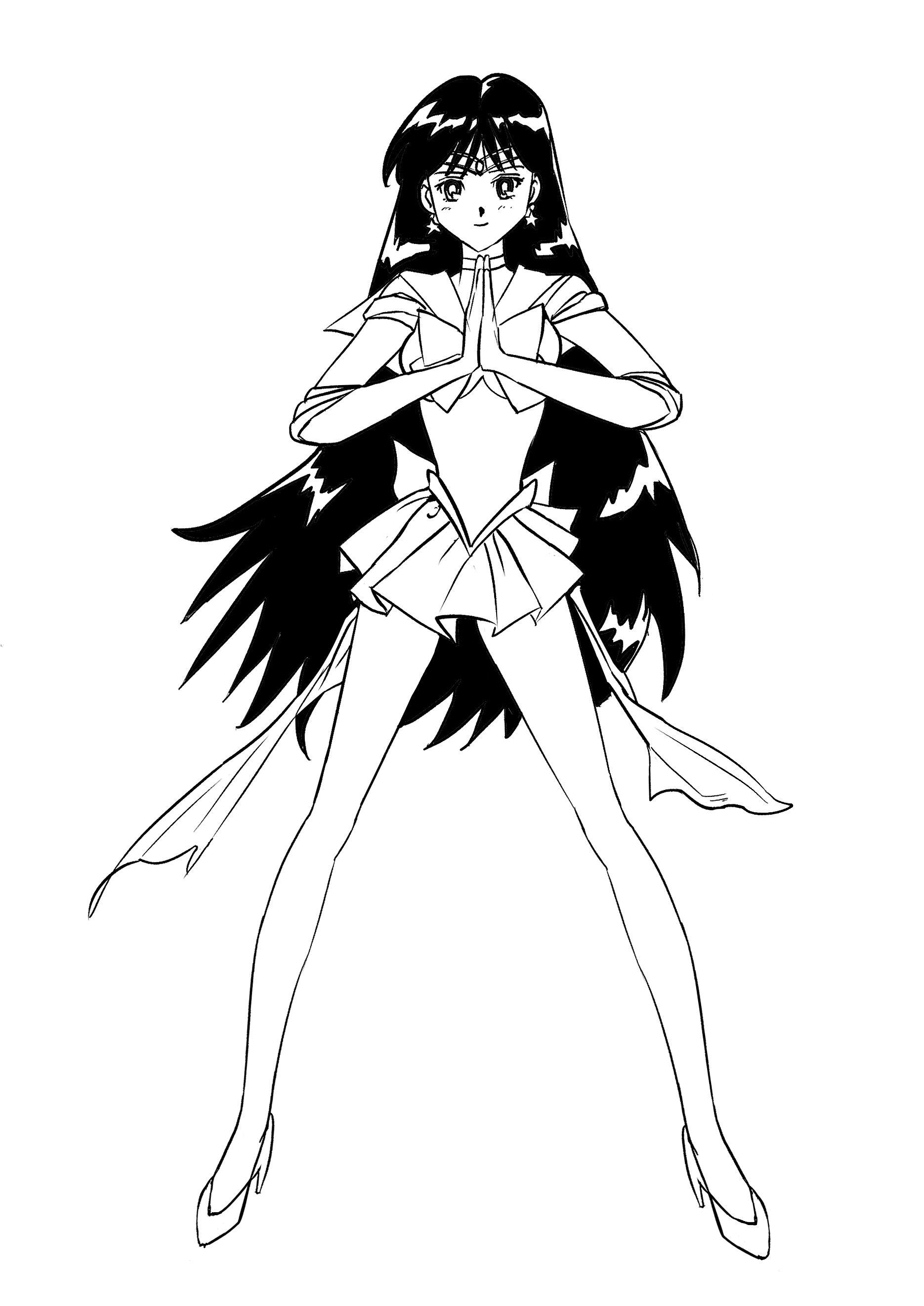 coloring pages sailor mars