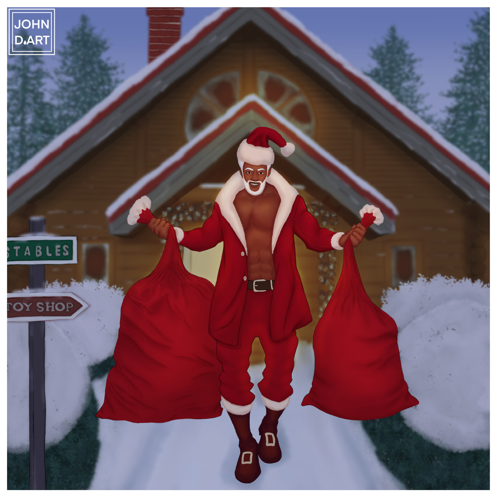 ArtStation - Christmas Daddy