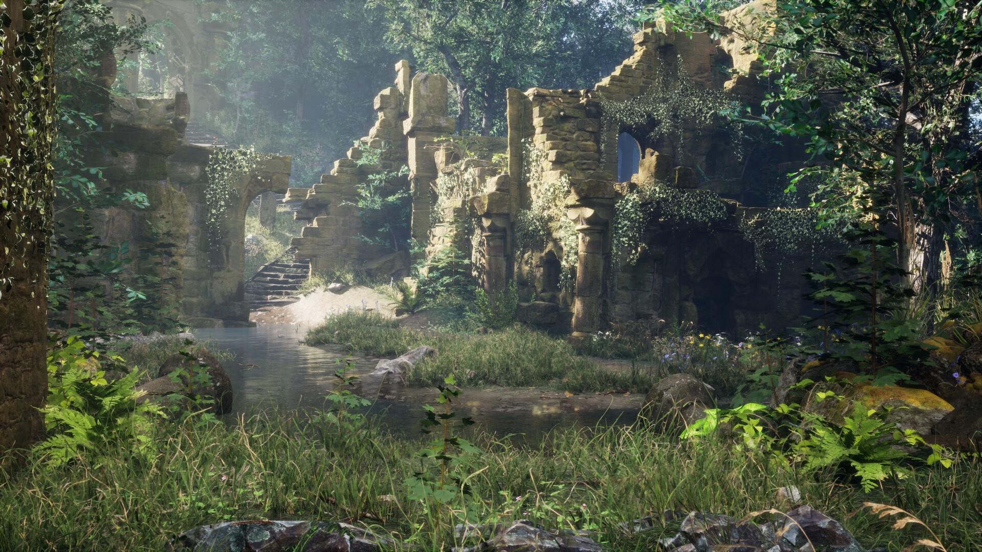 ArtStation - Overgrown Ruins