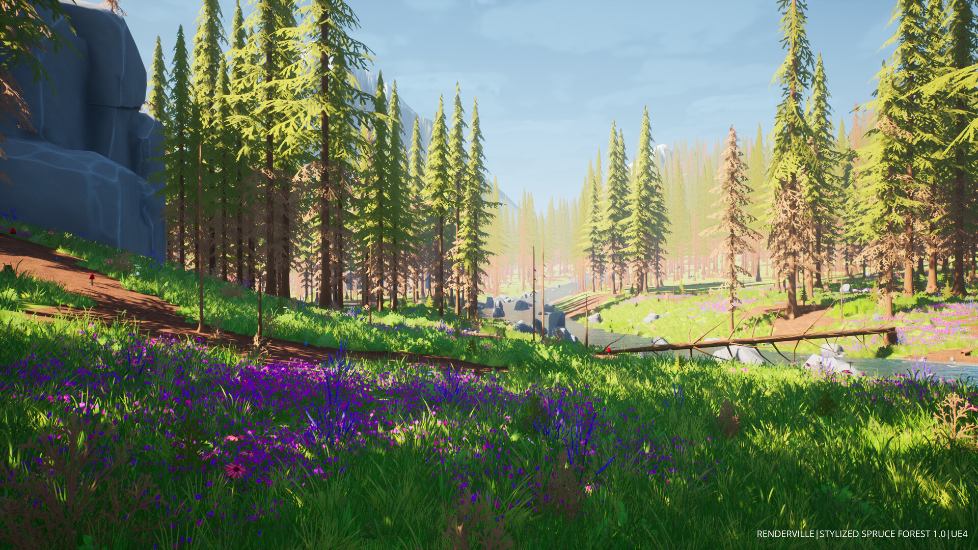 ArtStation - Stylized Spruce Forest 1.0.4