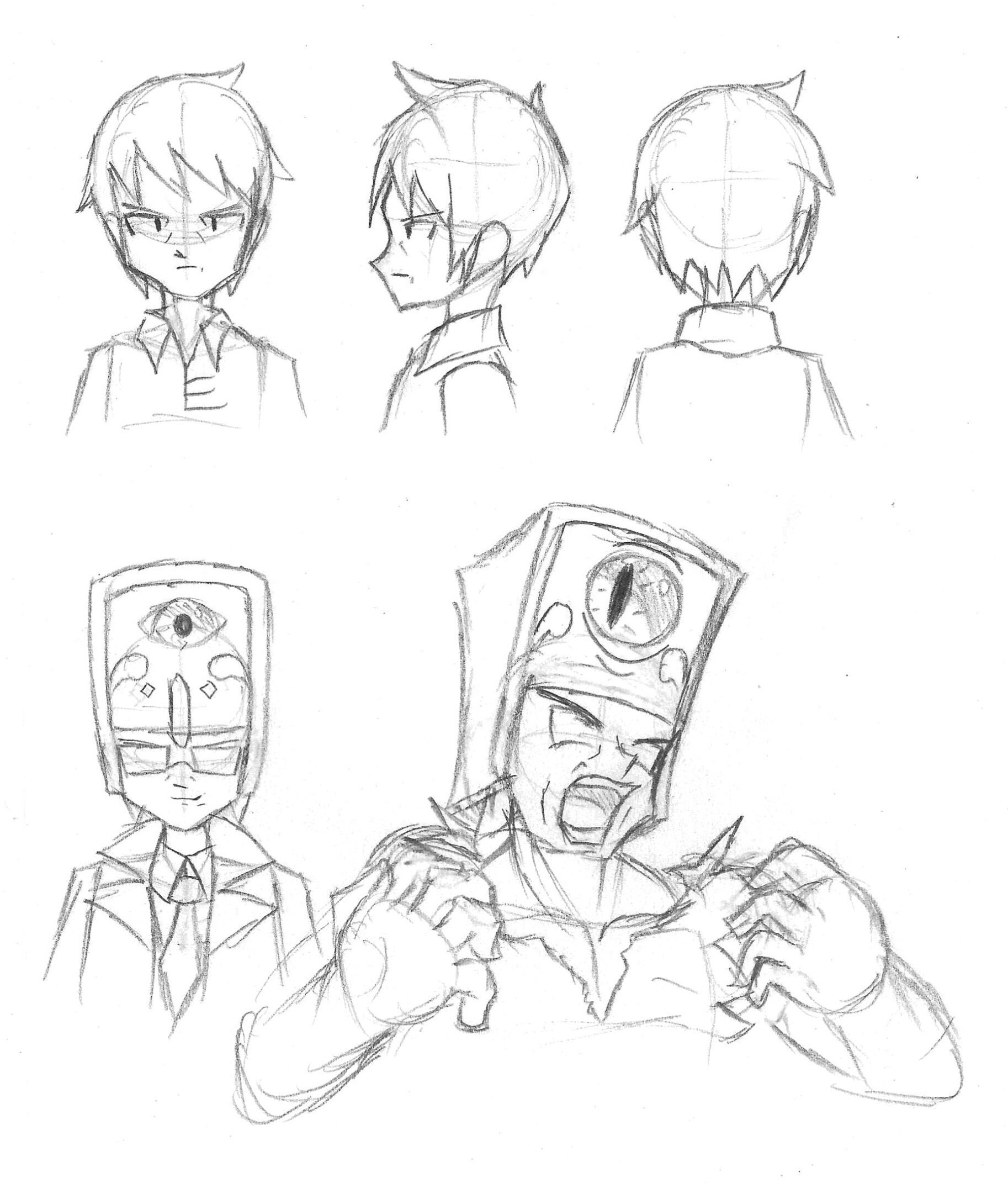 Isaiah Hull - Cave Story Battle Character Sketches