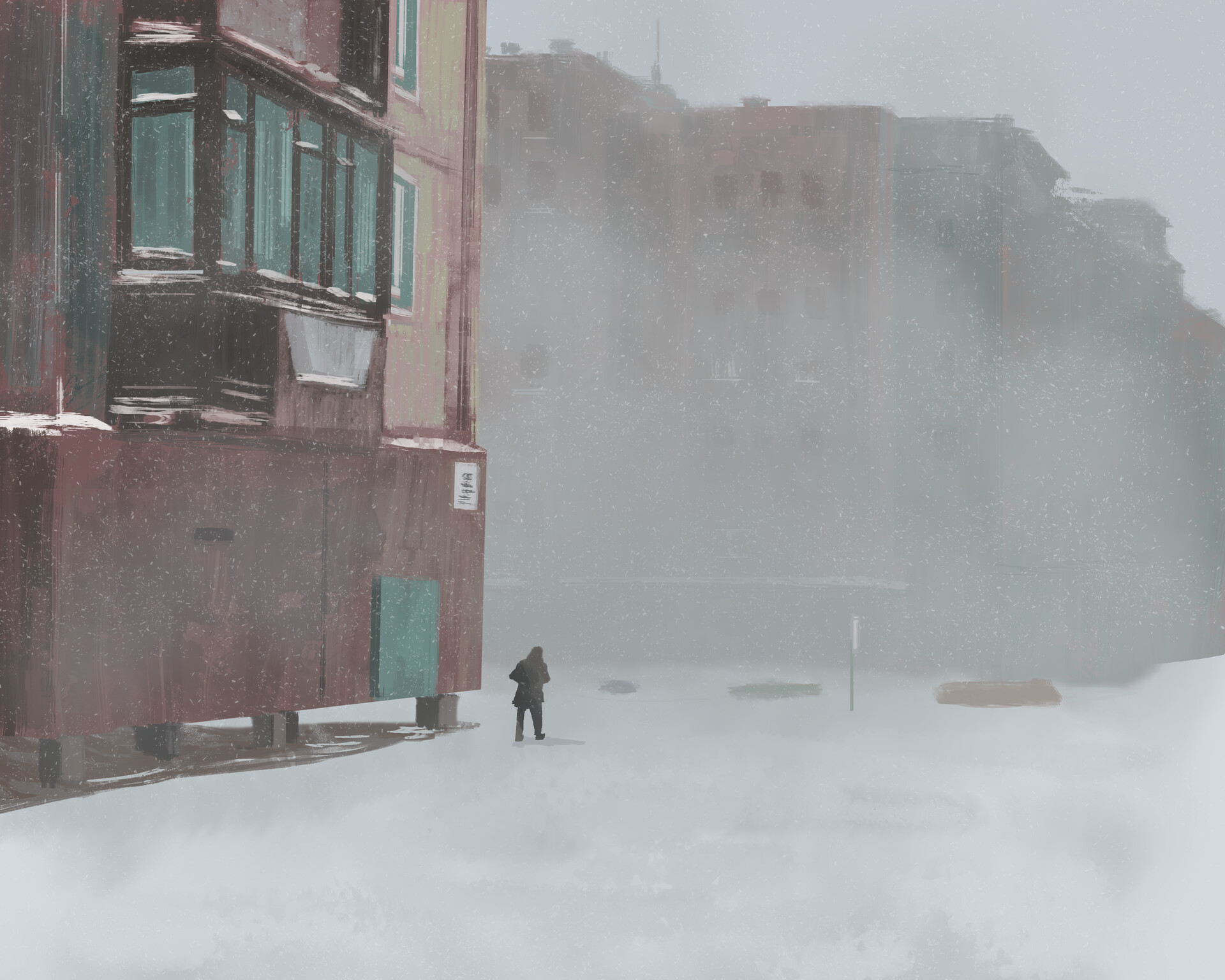 ArtStation - Snowy Study