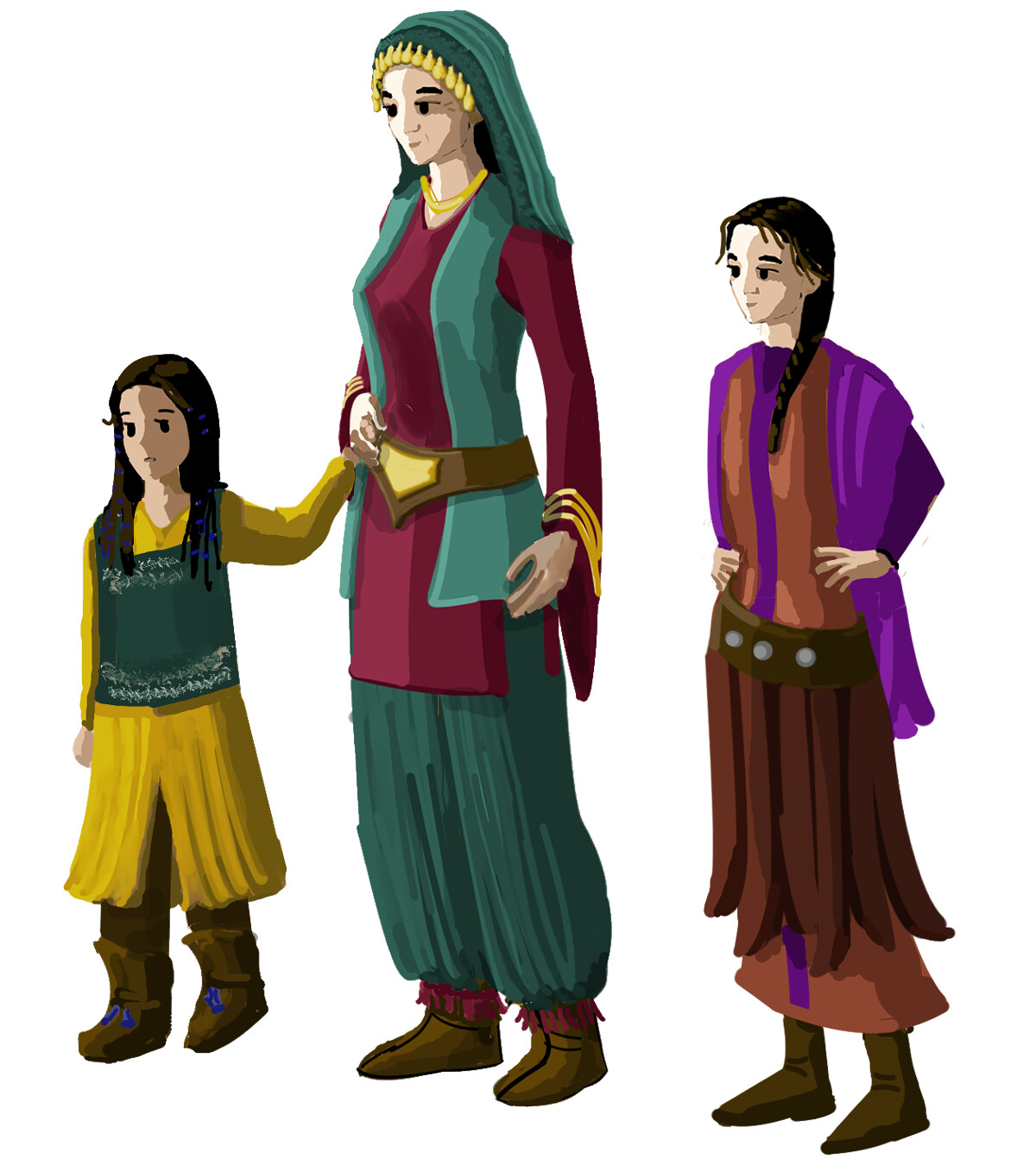 Julie Slater - Characters for 'Between Two Eyes'