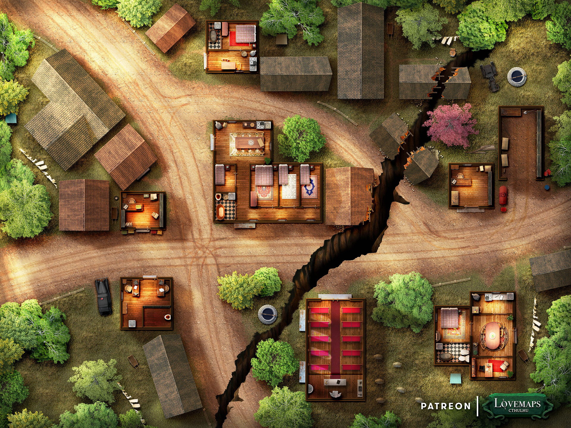 ArtStation - An Old Country Village