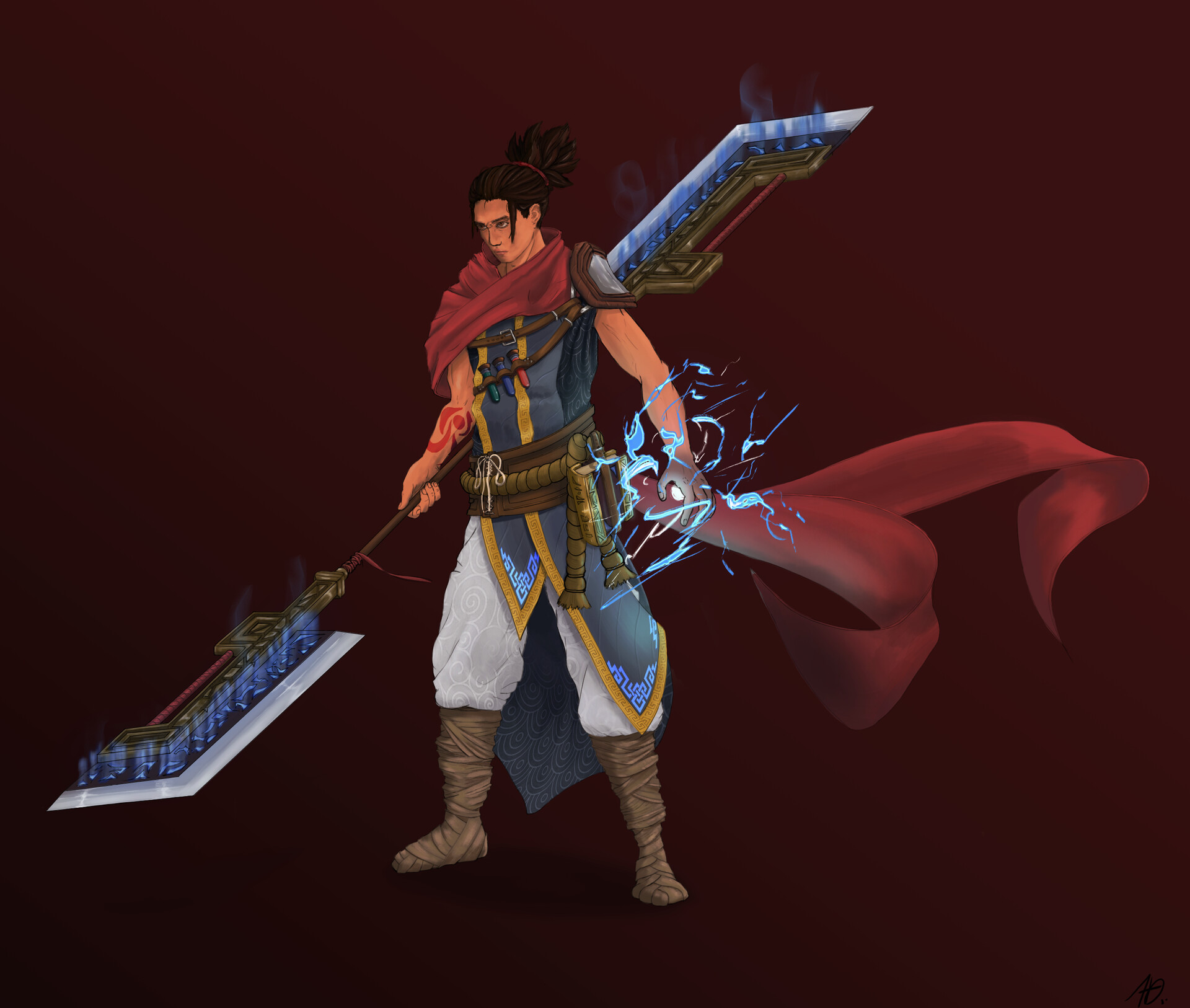 ArtStation - Mage Fighter