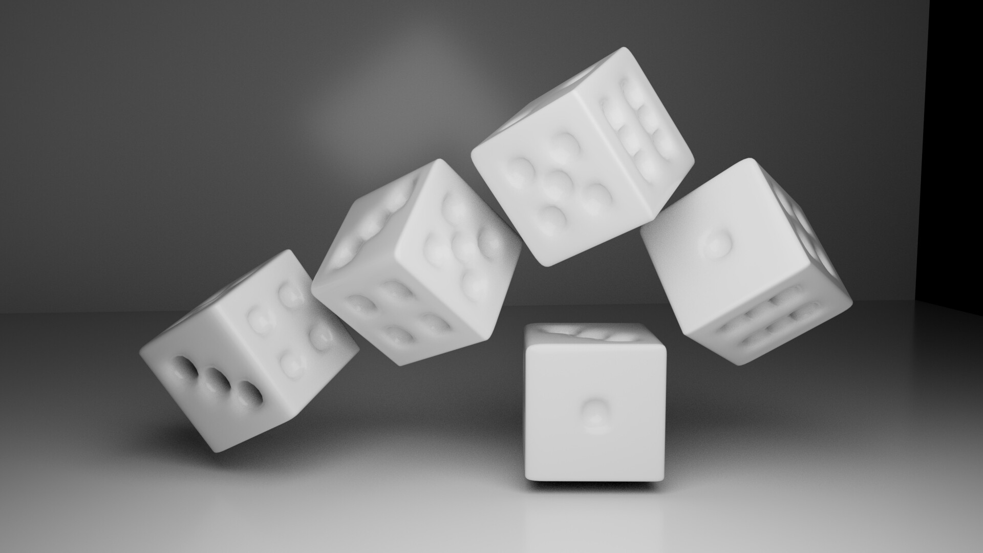 ArtStation - Dice (Revised, Wired and Shaded)