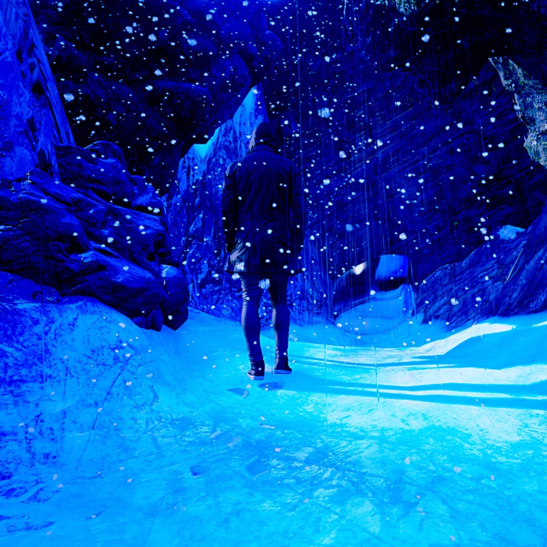 ArtStation - It's Snowing at night