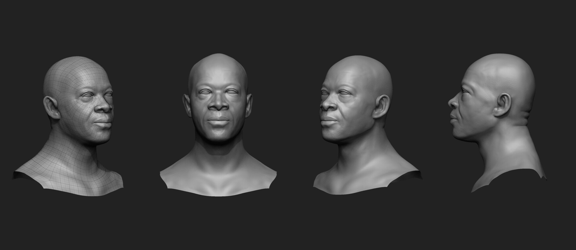 ArtStation - Morgan in Walking Dead