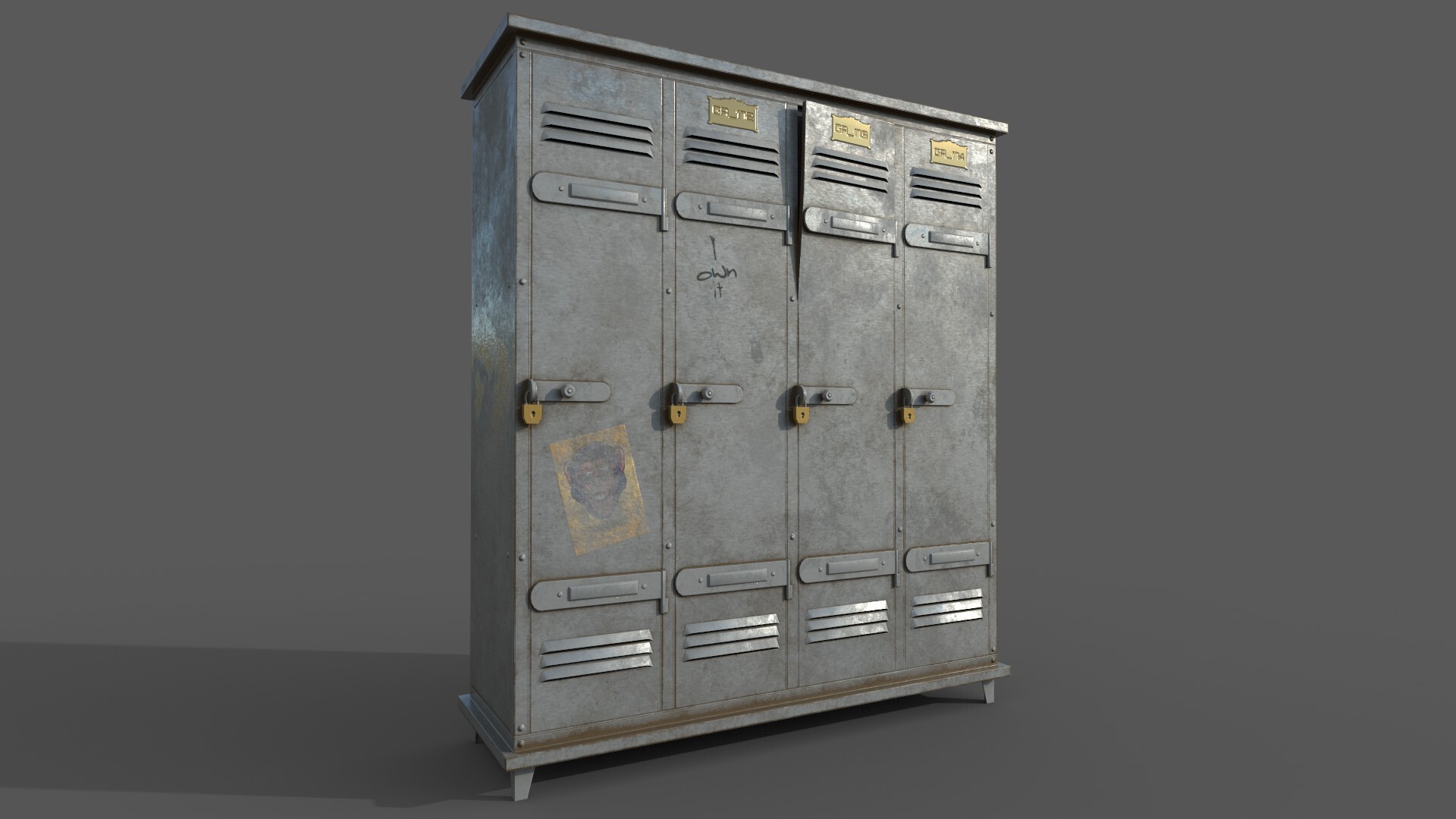 ArtStation - Lockers - Game Ready