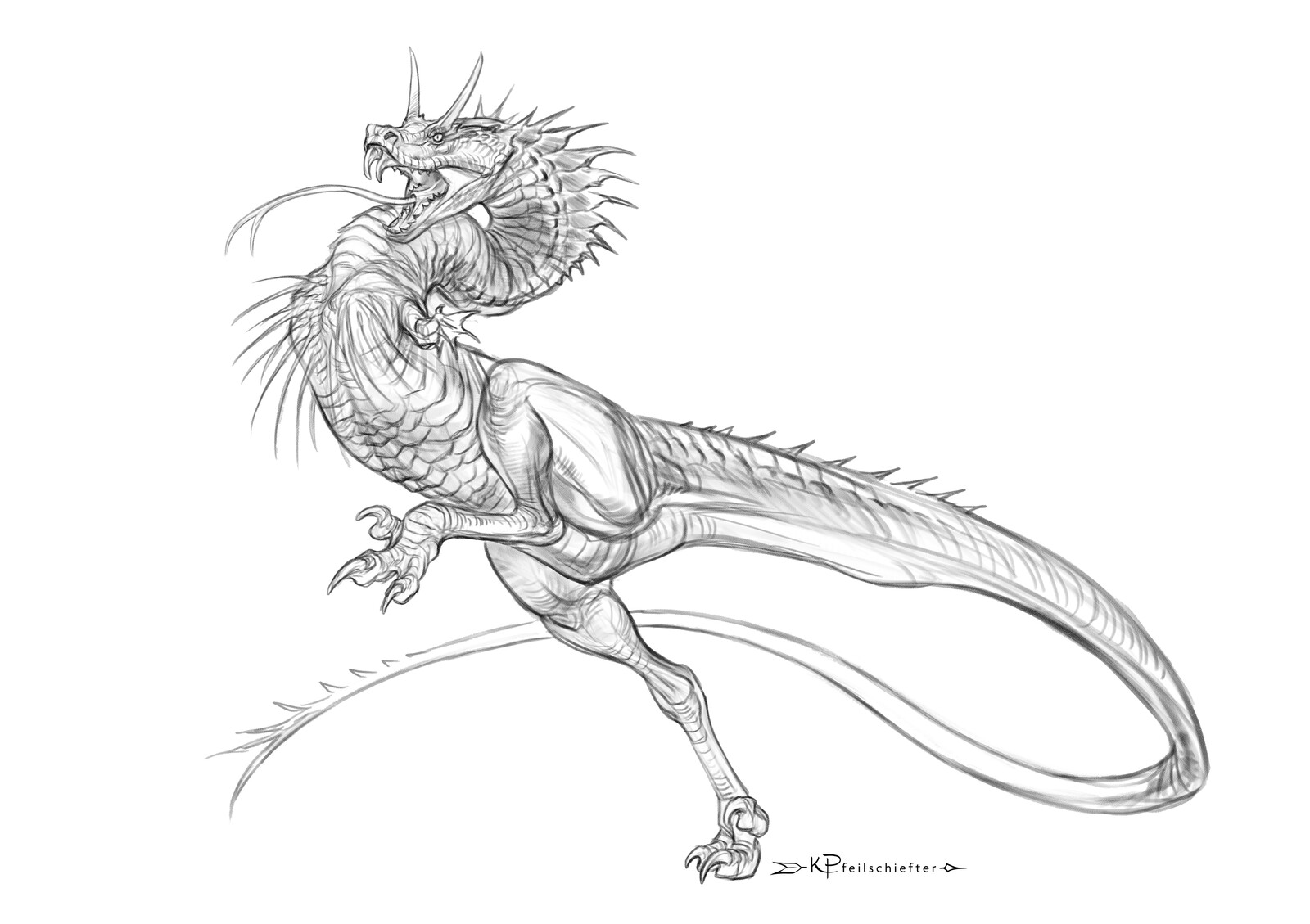 Kate Pfeilschiefter - Fleet-footed Lindorm