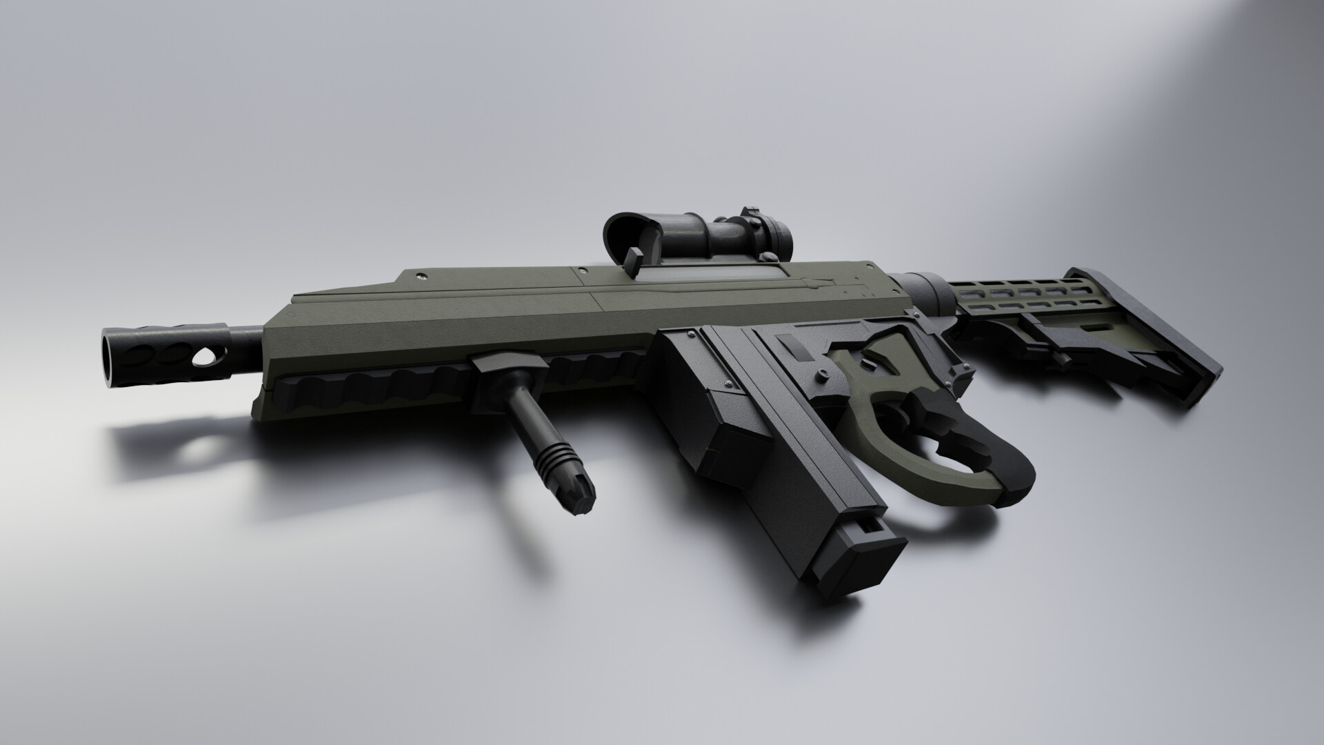ArtStation - Assault rifle concept