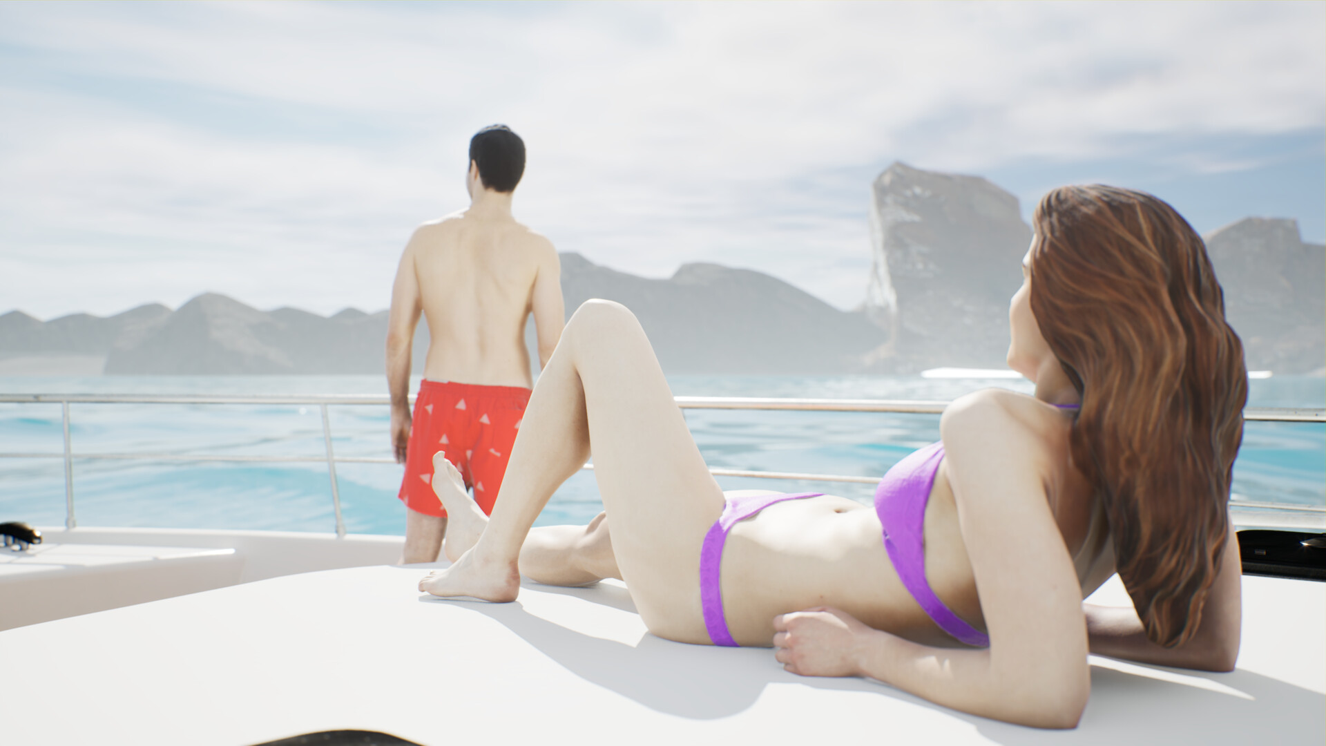 ArtStation - The Boat and the Beach