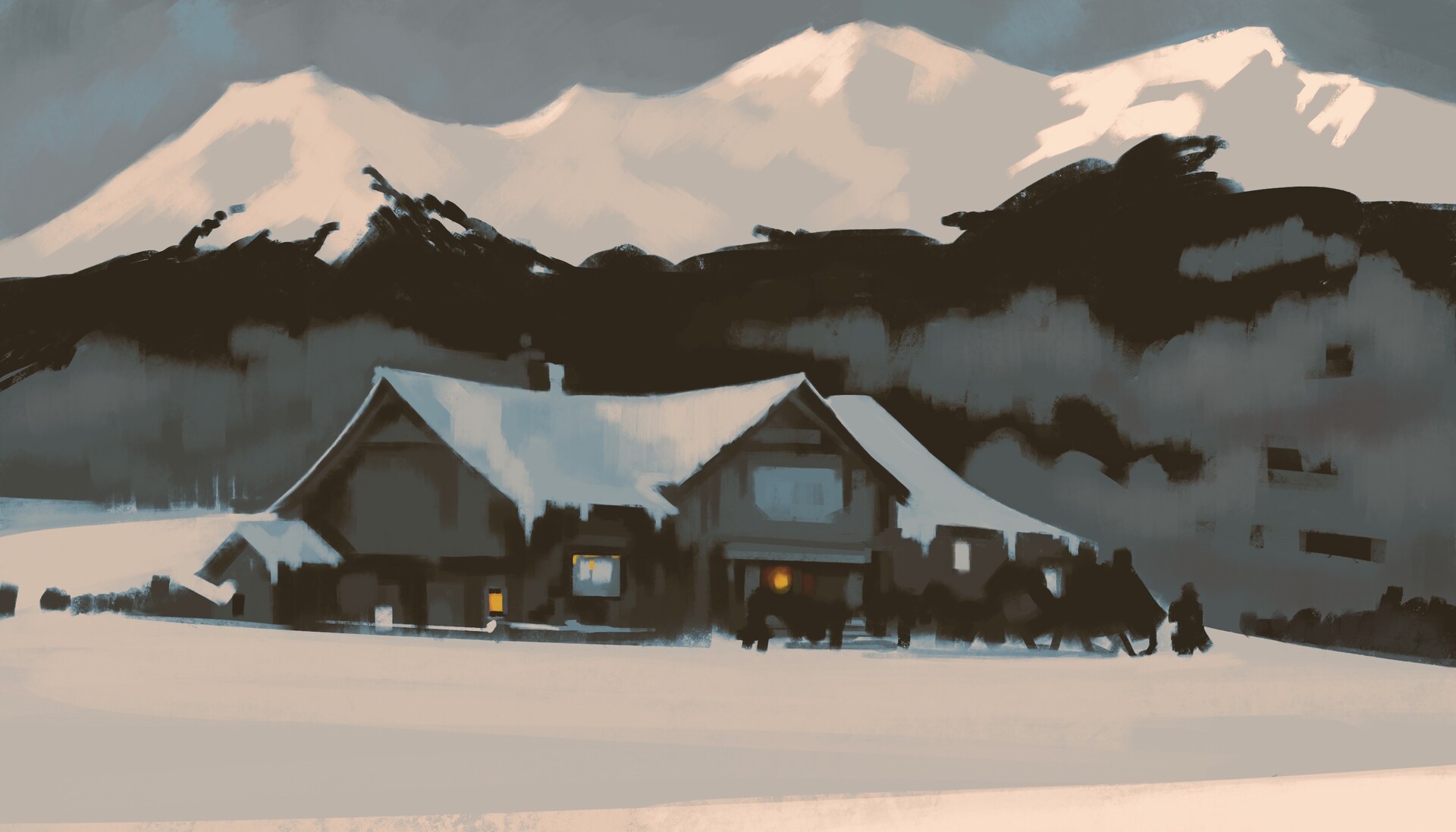 ArtStation - Minnie’s Haberdashery (‘The Hateful Eight’)