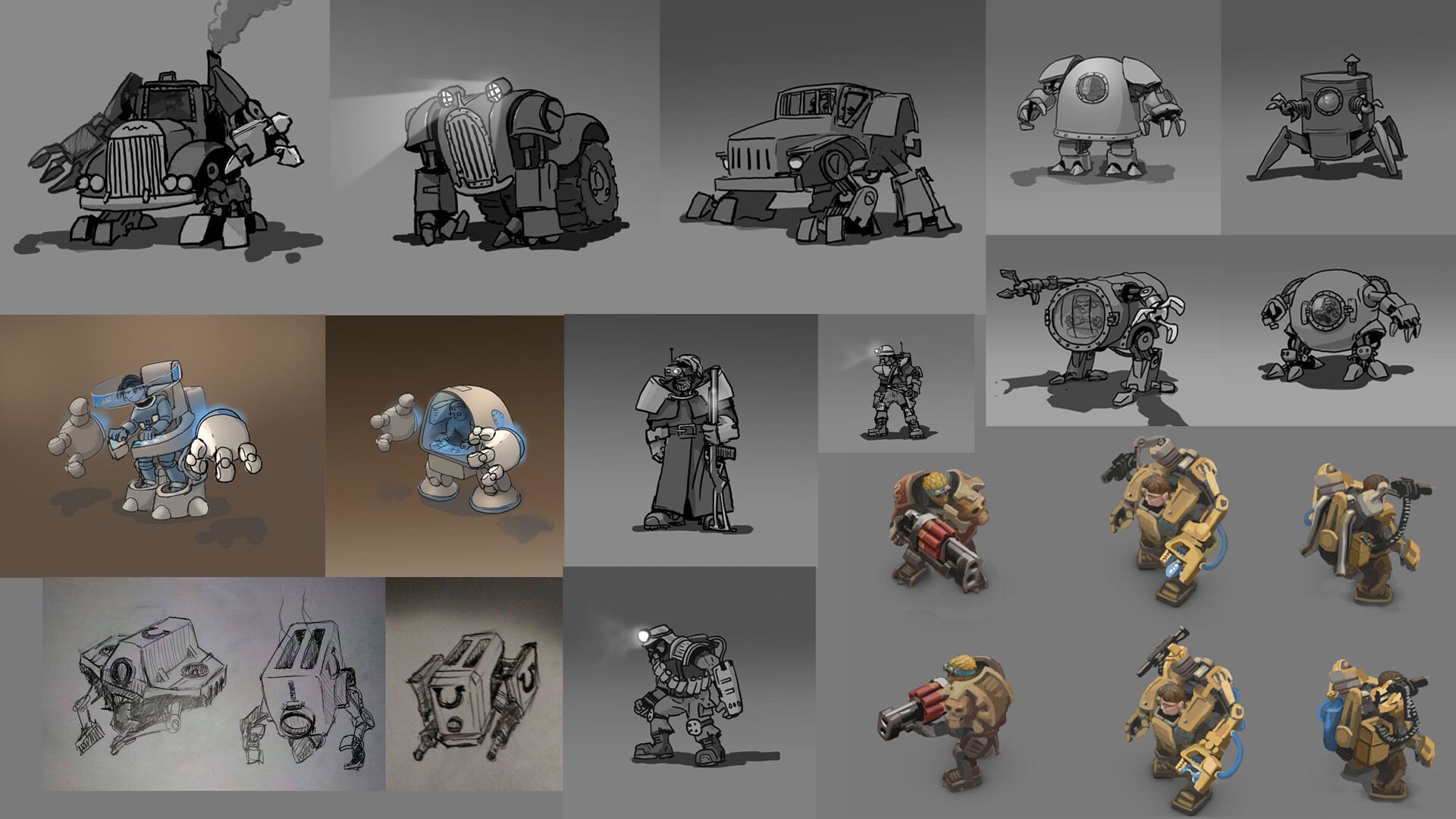 ArtStation - Early concepts for Spaceland