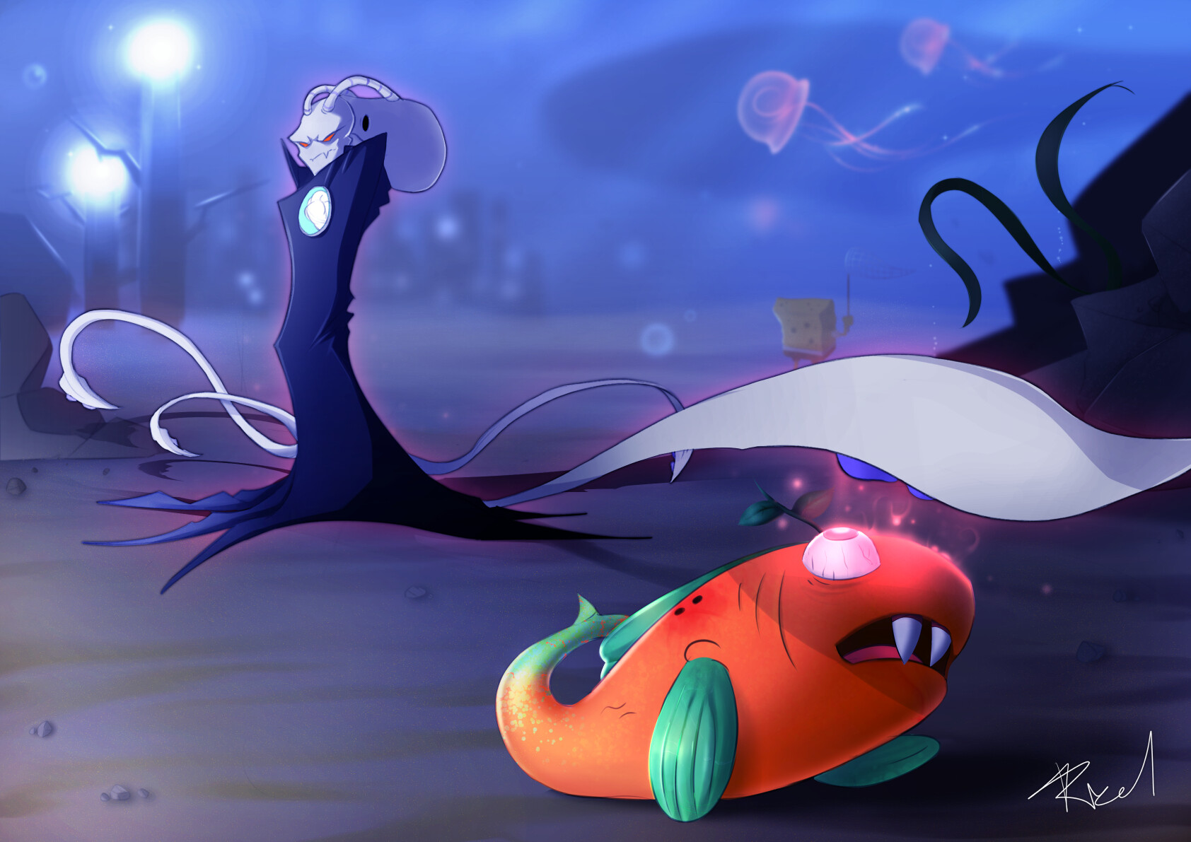 ArtStation - Under Sea Vampire