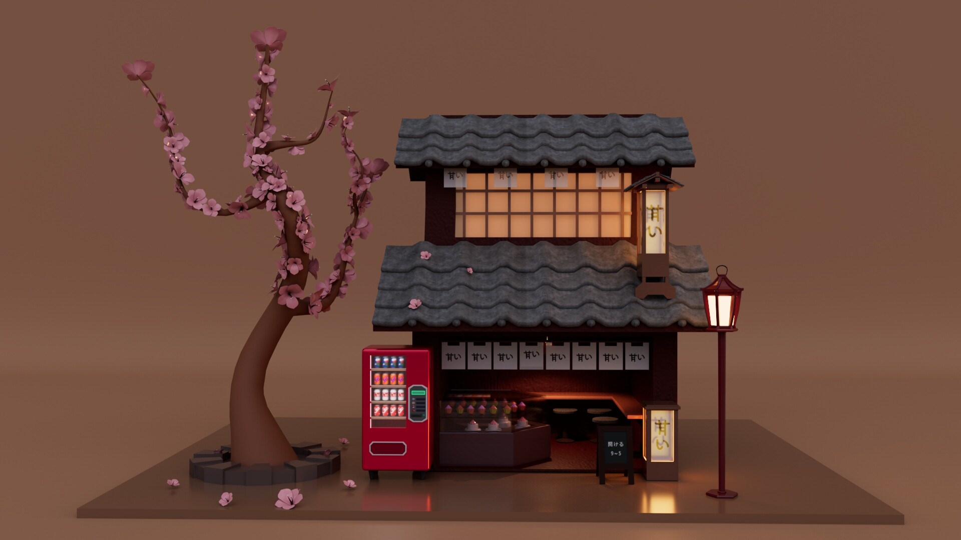 ArtStation - Japanese Storefront