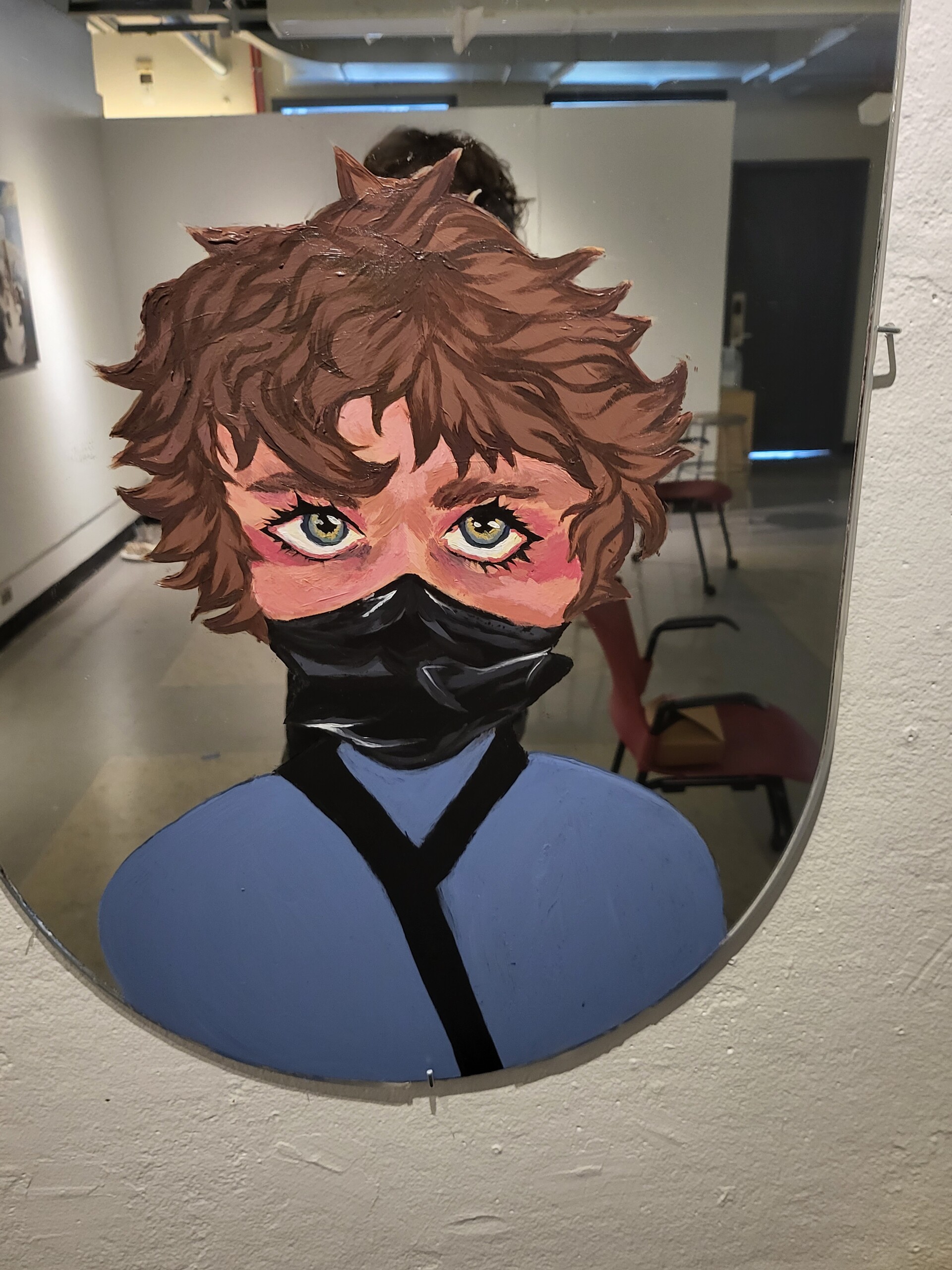 Jacqueline Izzo - Reflection (Acrylic On Mirror) 2022