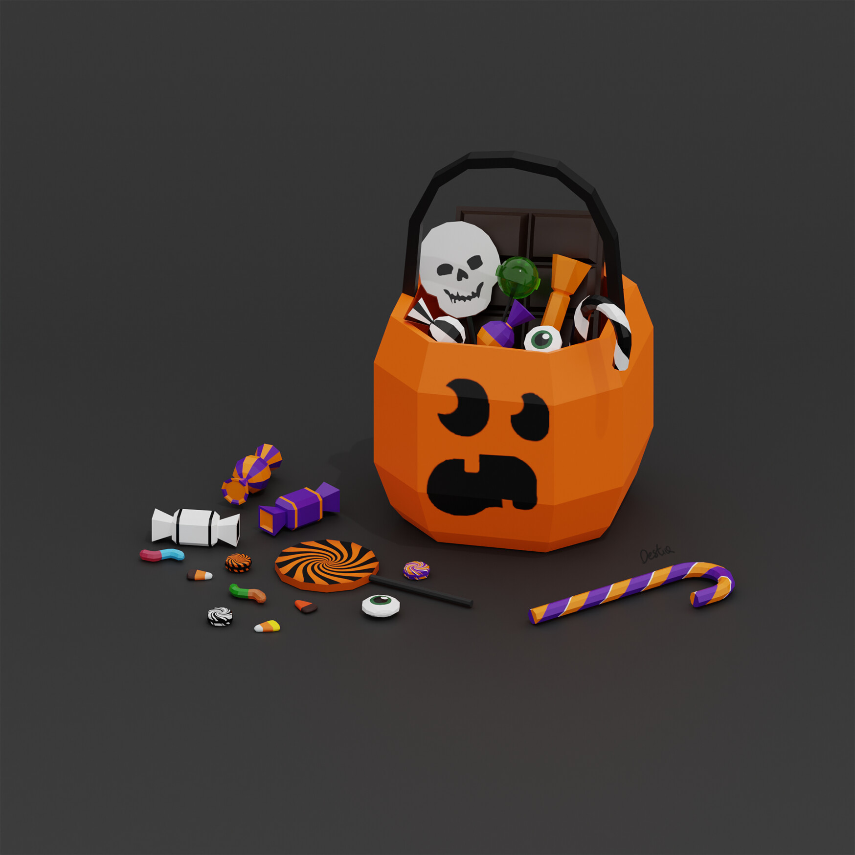 ArtStation - 3D Halloween Props Part 2