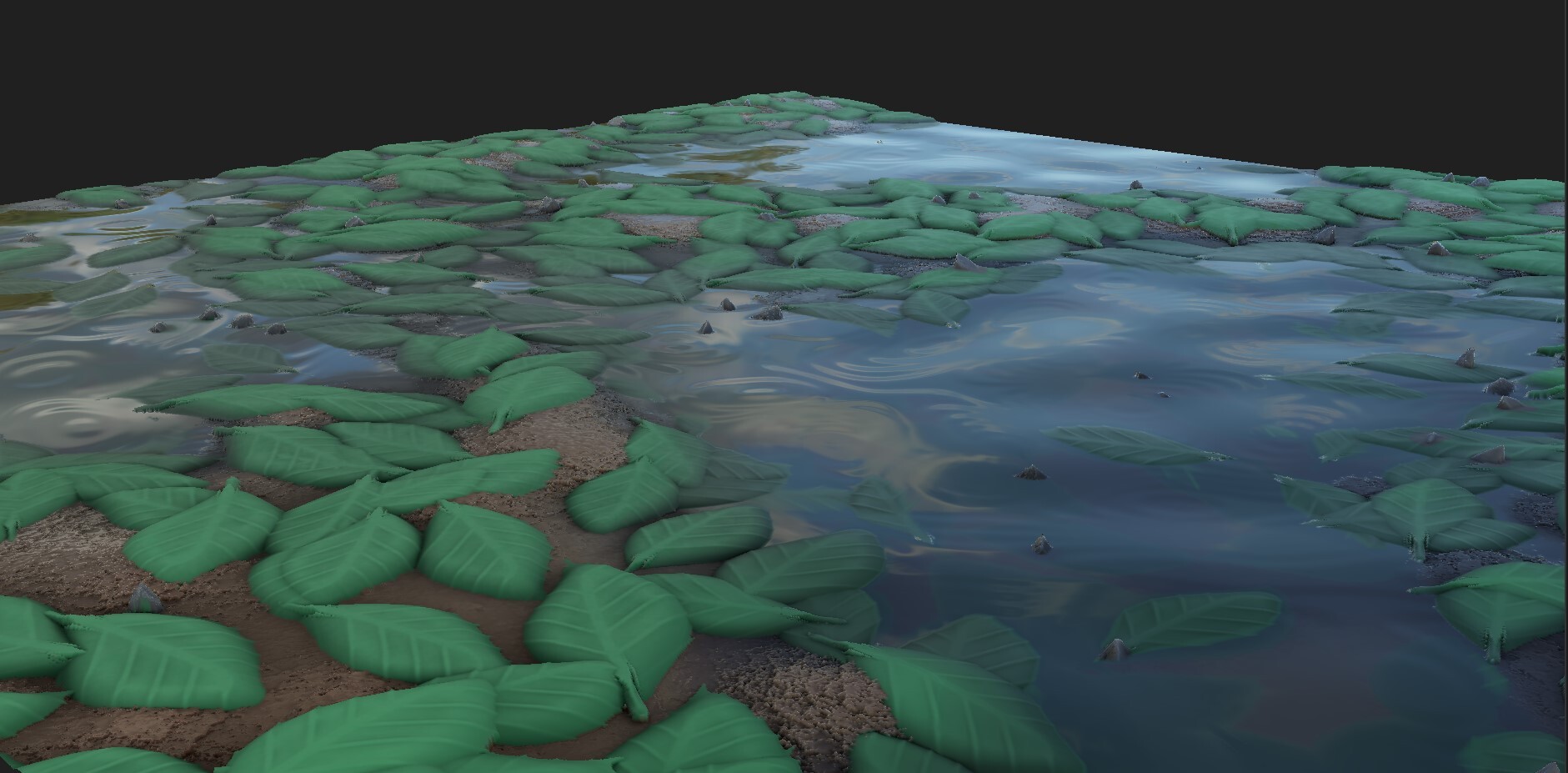 ArtStation - Leafy Pond Material