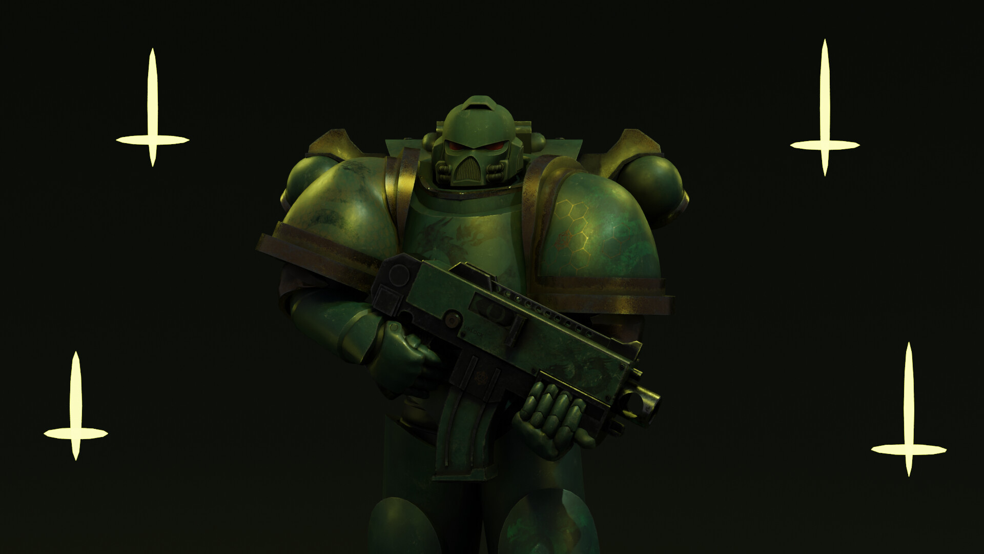 ArtStation - Warhammer 40k Space Marine